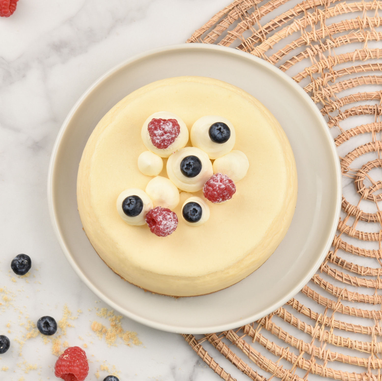 Order Plain Baked Cheese Cake 4 Portion Online | Same-Day Delivery UAE ...