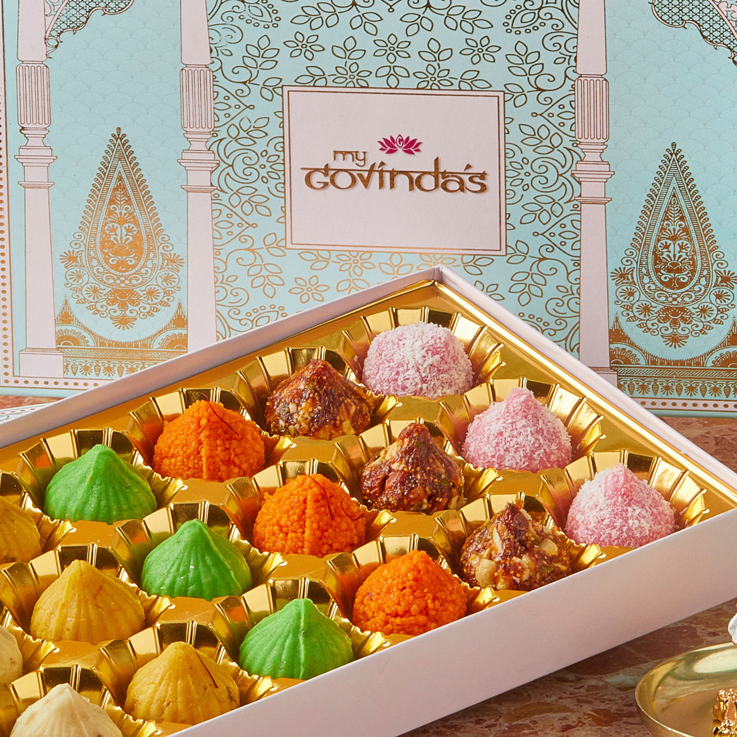 Order Ganesh Chaturthi Modak Sweet Box 18 Pcs Online | Same-Day ...