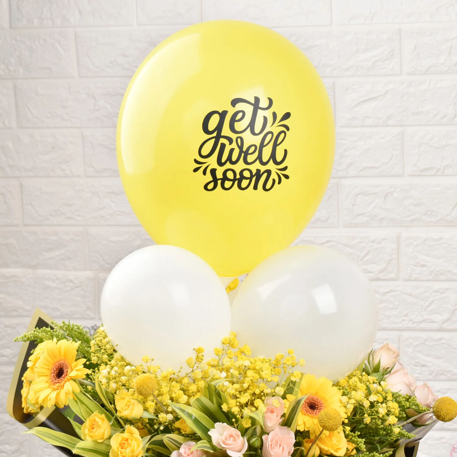Order Get Well Soon Bright Wishes Florals & Balloon Online | Same-Day Delivery UAE - Fnp.ae