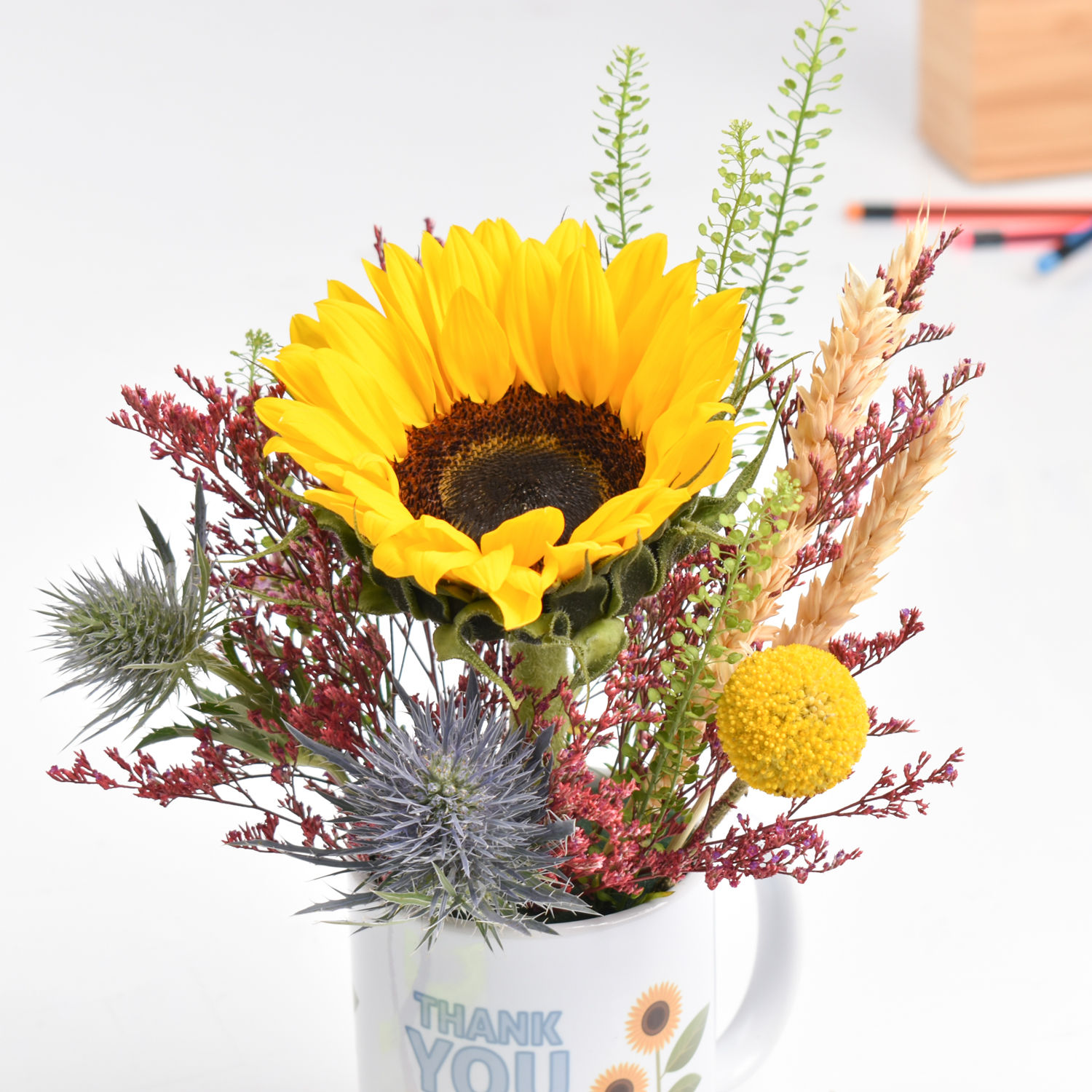 Online Thank You Flower Arrangement Gift Delivery in UAE - FNP