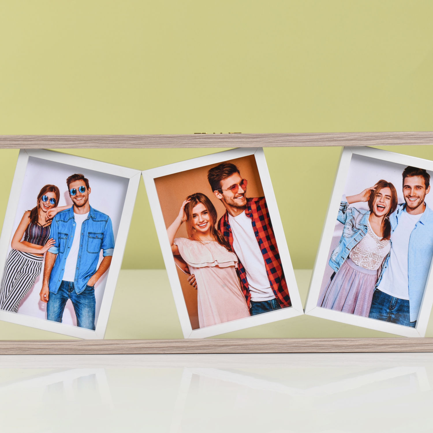 Order Premium 3 Photo Collage Wooden Frame Online | Same-Day Delivery ...