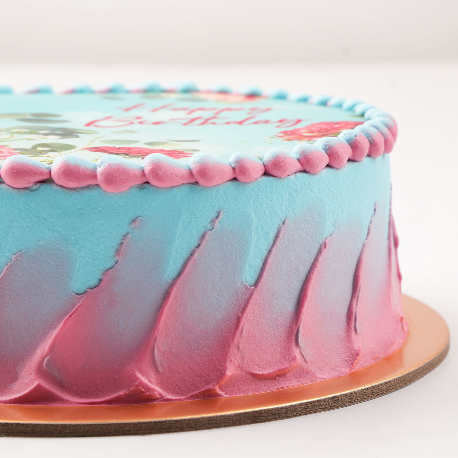 Order Floral Design Cake 4 Portion Online | Same-Day Delivery UAE - Fnp.ae