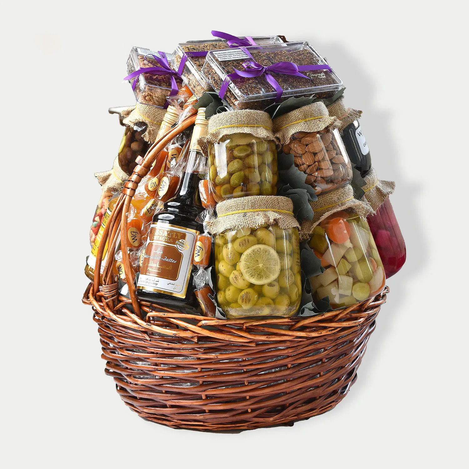 Order Grand Assorted Sweets and Savoury Snack Basket By Wafi Online ...