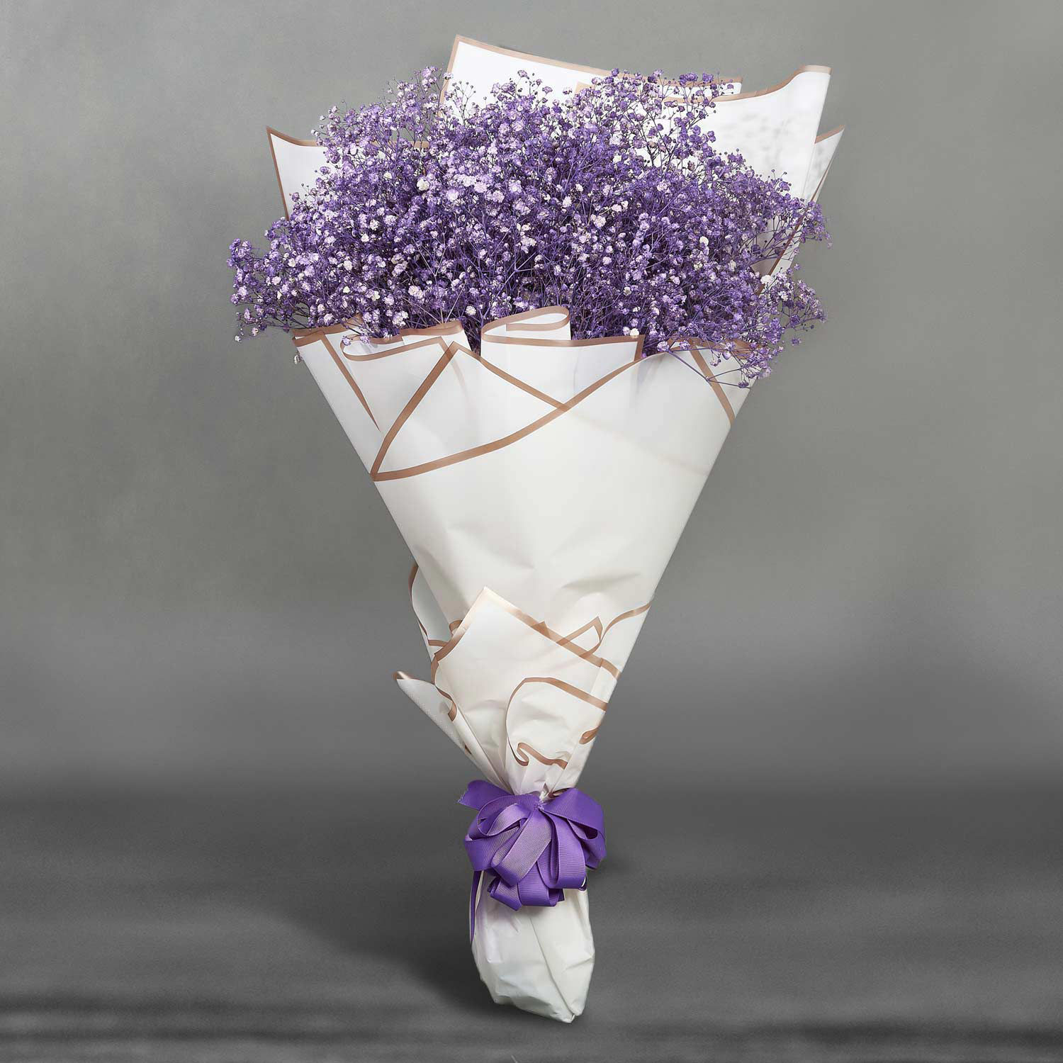 Order Grand Posy Of Purple Gypso Online | Same-Day Delivery UAE - Fnp.ae