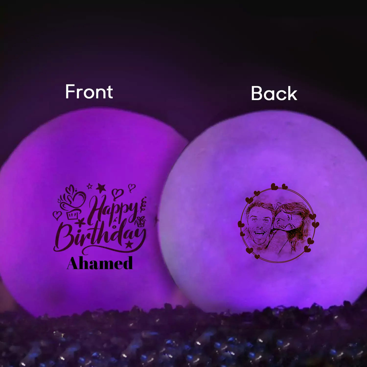 Order Happy Birthday Luminous Lamp with Engraving 10cm Online | Same ...
