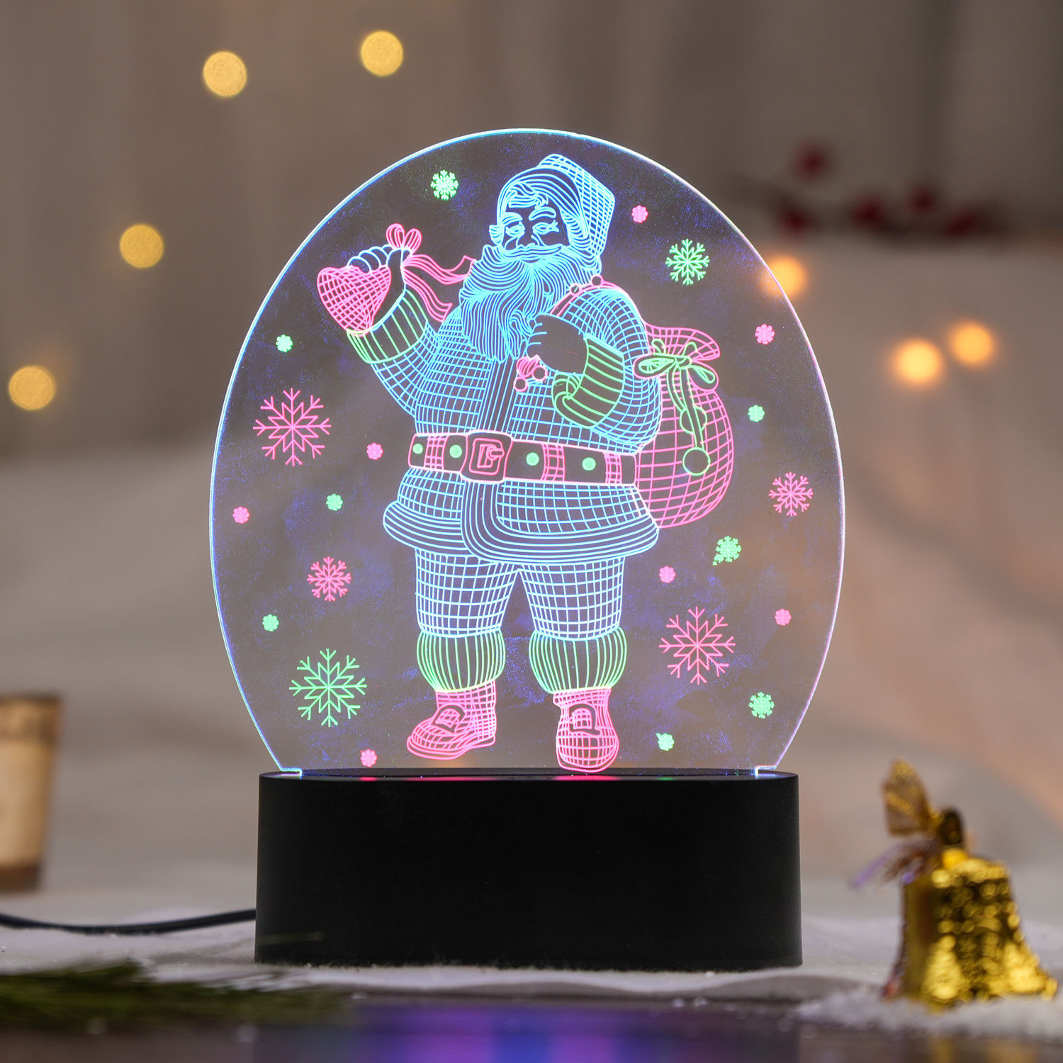 Order Santa Multicolor Led Lamp Online | Same-Day Delivery UAE - Fnp.ae
