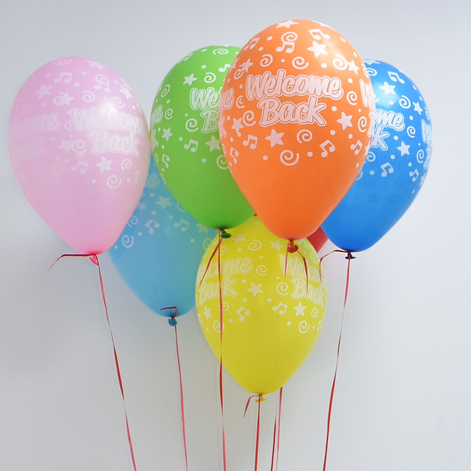 Order 10 Multicolor Welcome Back Balloons Online | Same-Day Delivery ...