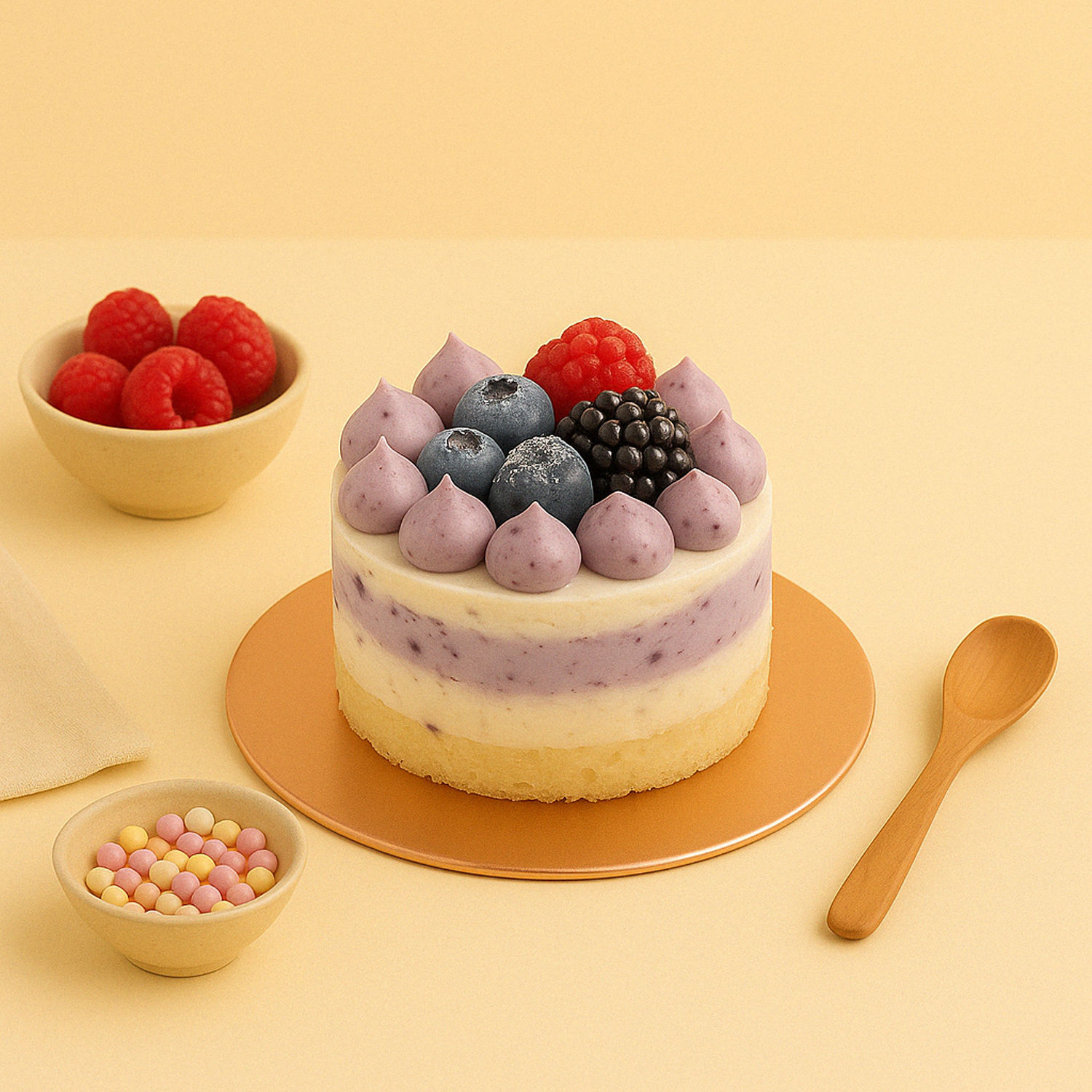 Online Blueberry Mono Cake Gift Delivery in UAE - FNP