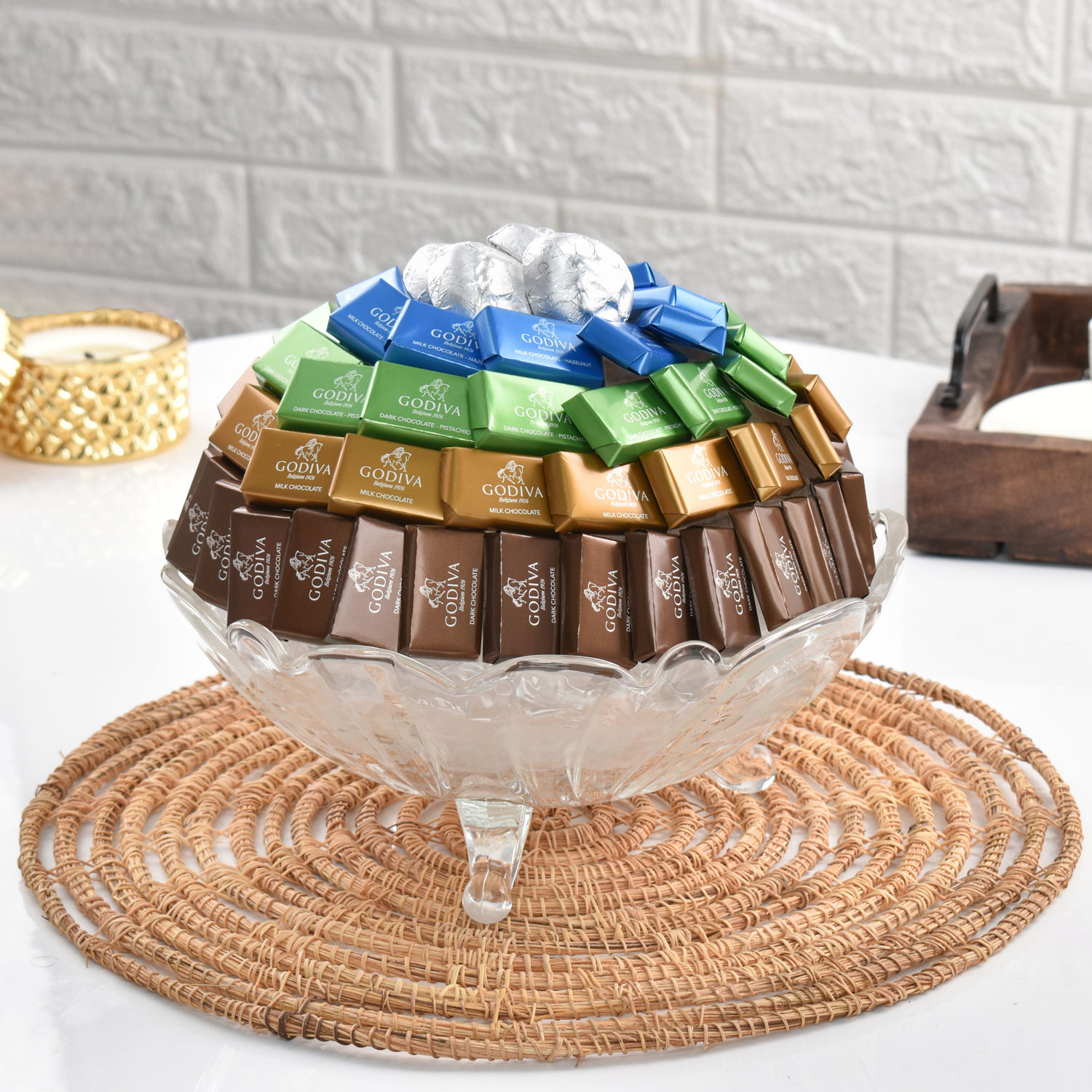 Order Godiva Chocolate Naps Bowl Arrangement Online | Same-Day Delivery ...