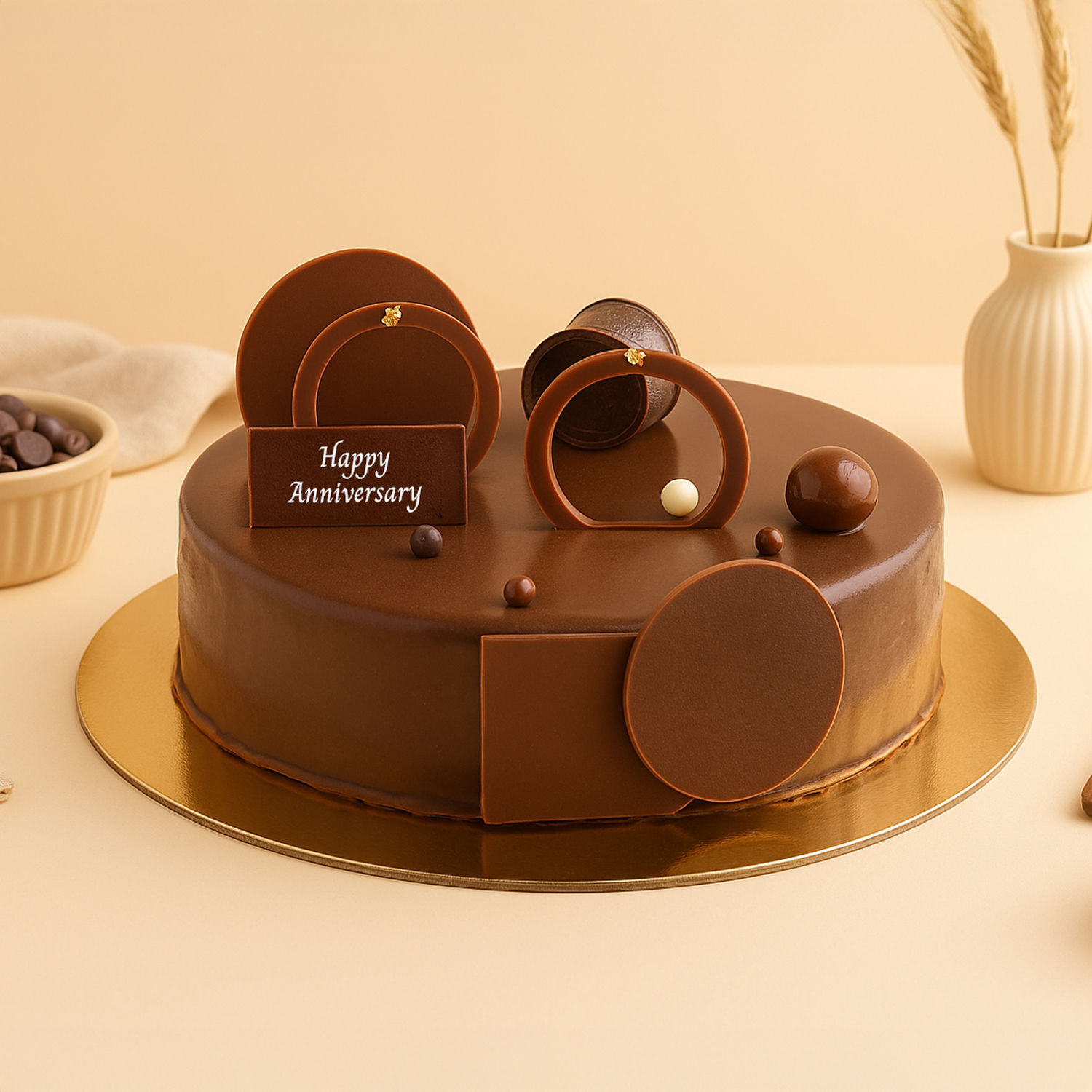 Online Decadent chocolate fudge cake Half Kg Gift Delivery in UAE - FNP