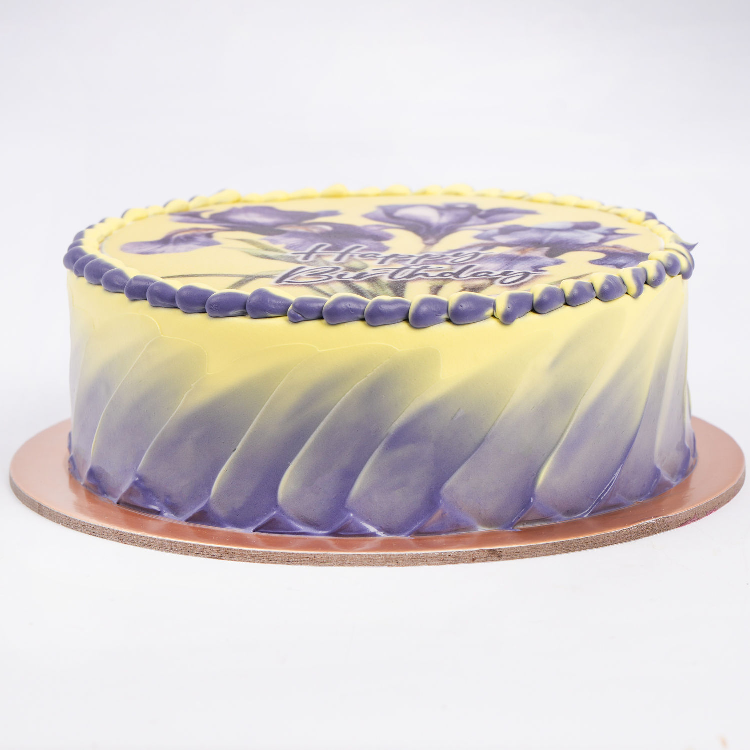 Order IRIS Flowers Birthday Chocolate Cake Online | Same-Day Delivery ...