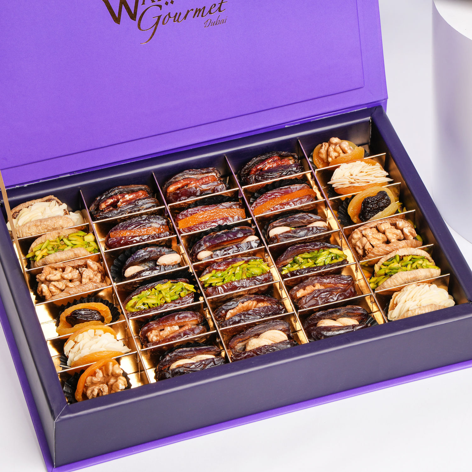 Online Majdool Dates Stuffed Gift Box By Wafi Gift Delivery in UAE - FNP