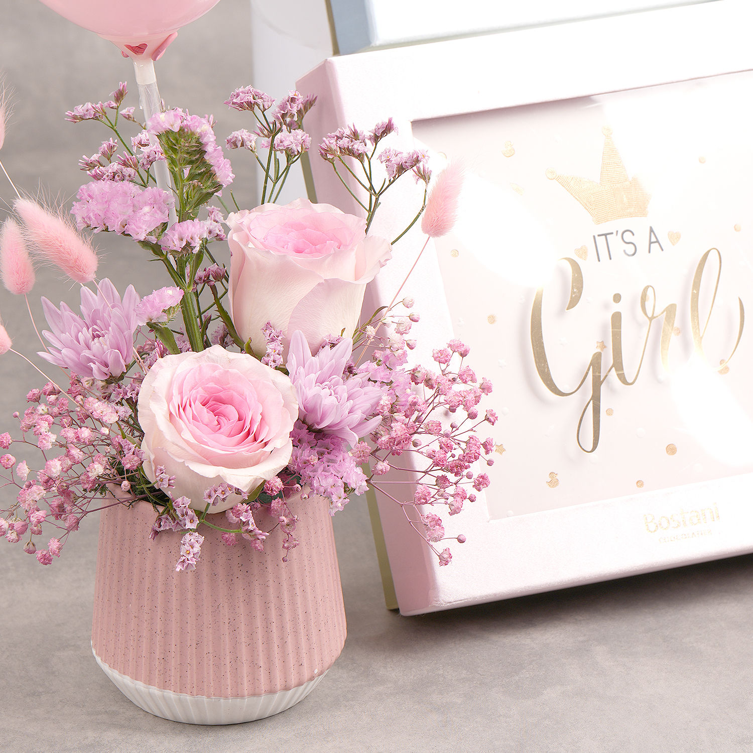 Order Bostani Chocolates Big Twins Birth with Flower Online | Same-Day ...