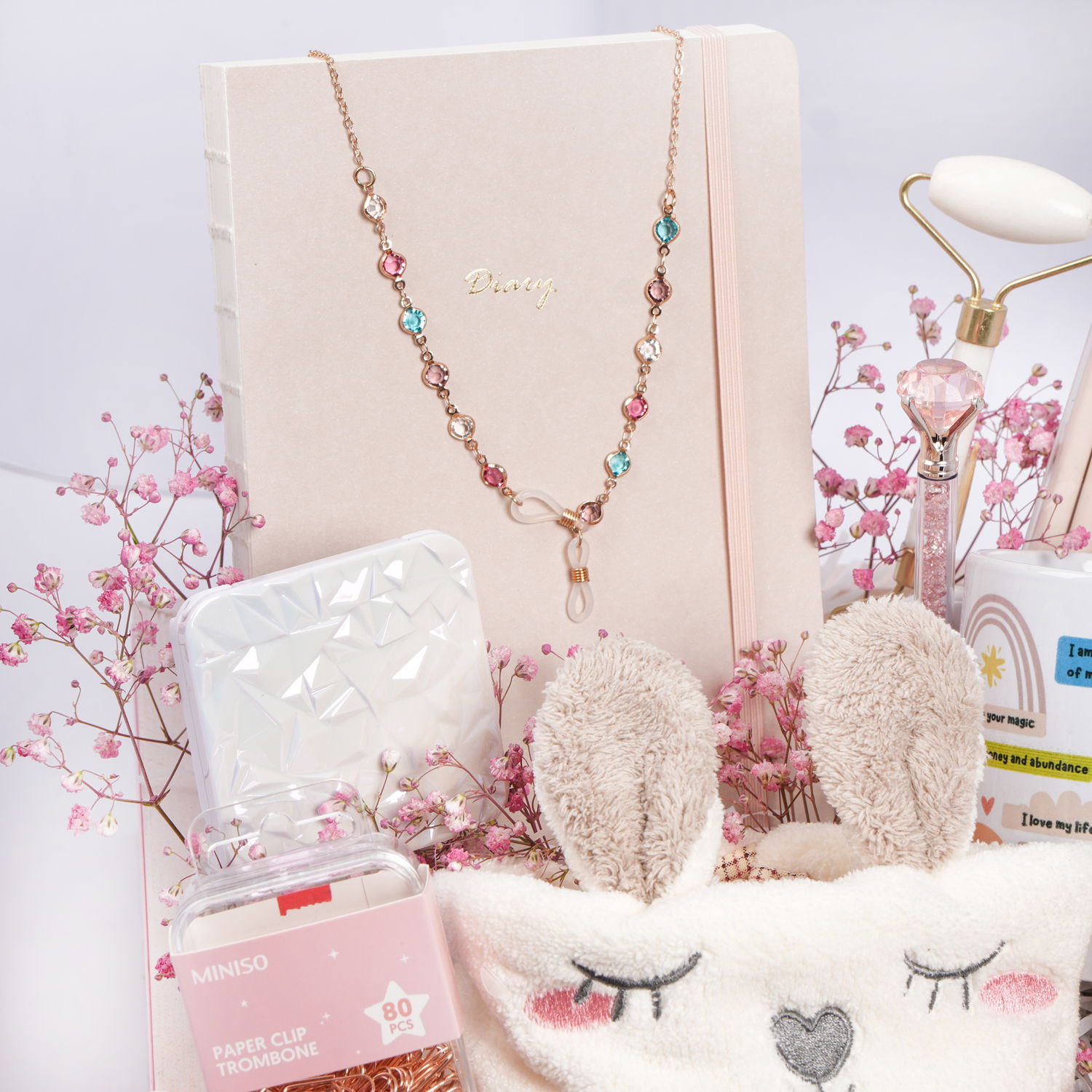 Order Beautiful You Pink Hamper Online | Same-Day Delivery UAE - Fnp.ae