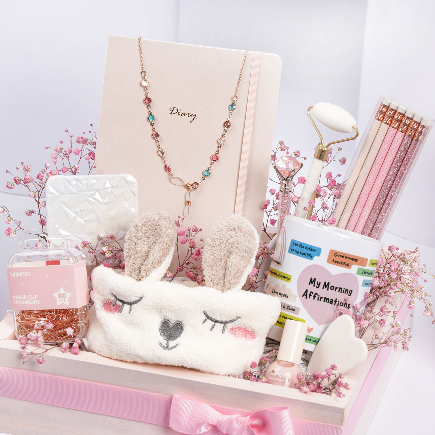 Order Beautiful You Pink Hamper Online | Same-Day Delivery UAE - Fnp.ae
