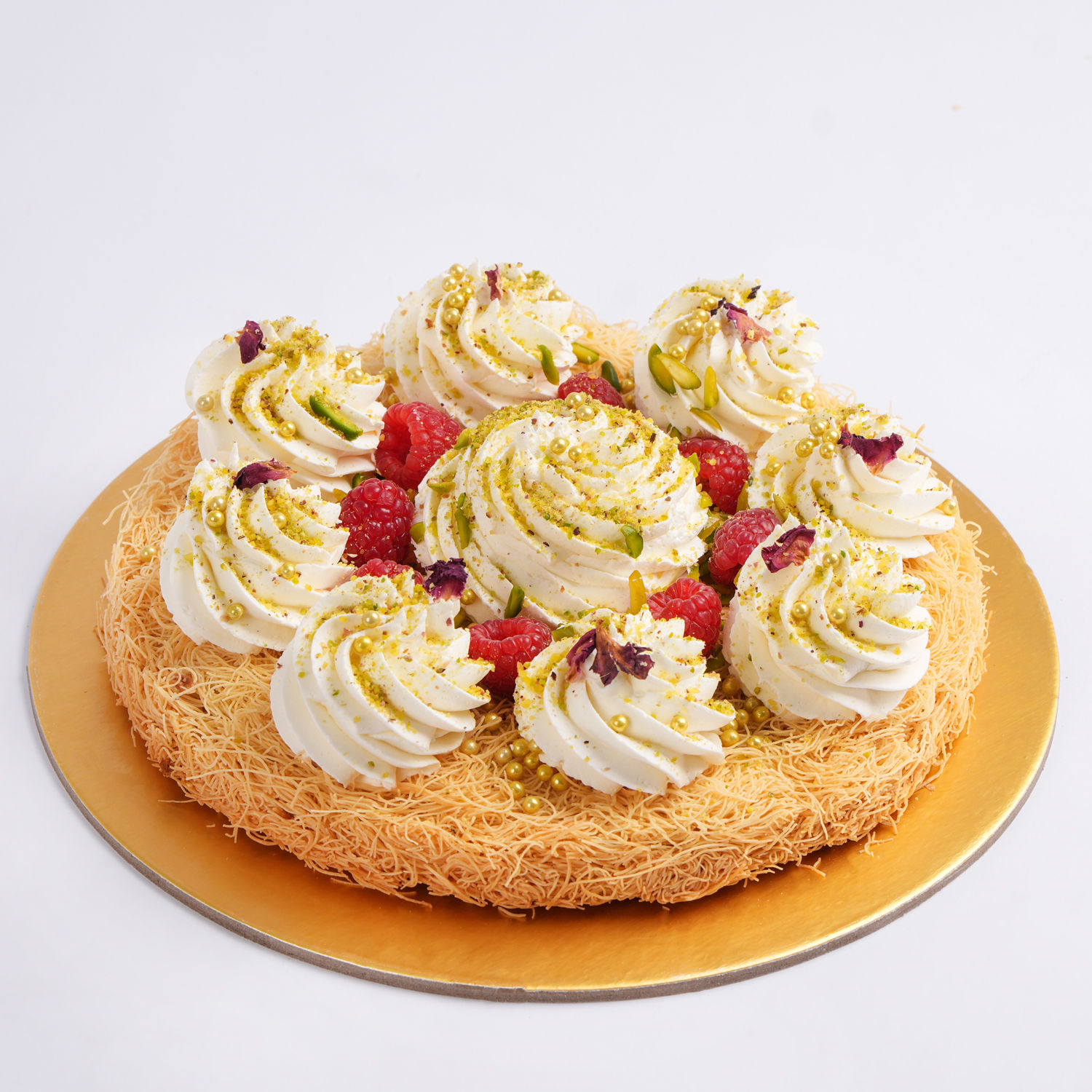 Order Kunafa Indulgence Cake and Pistachio With Berries Online | Same ...