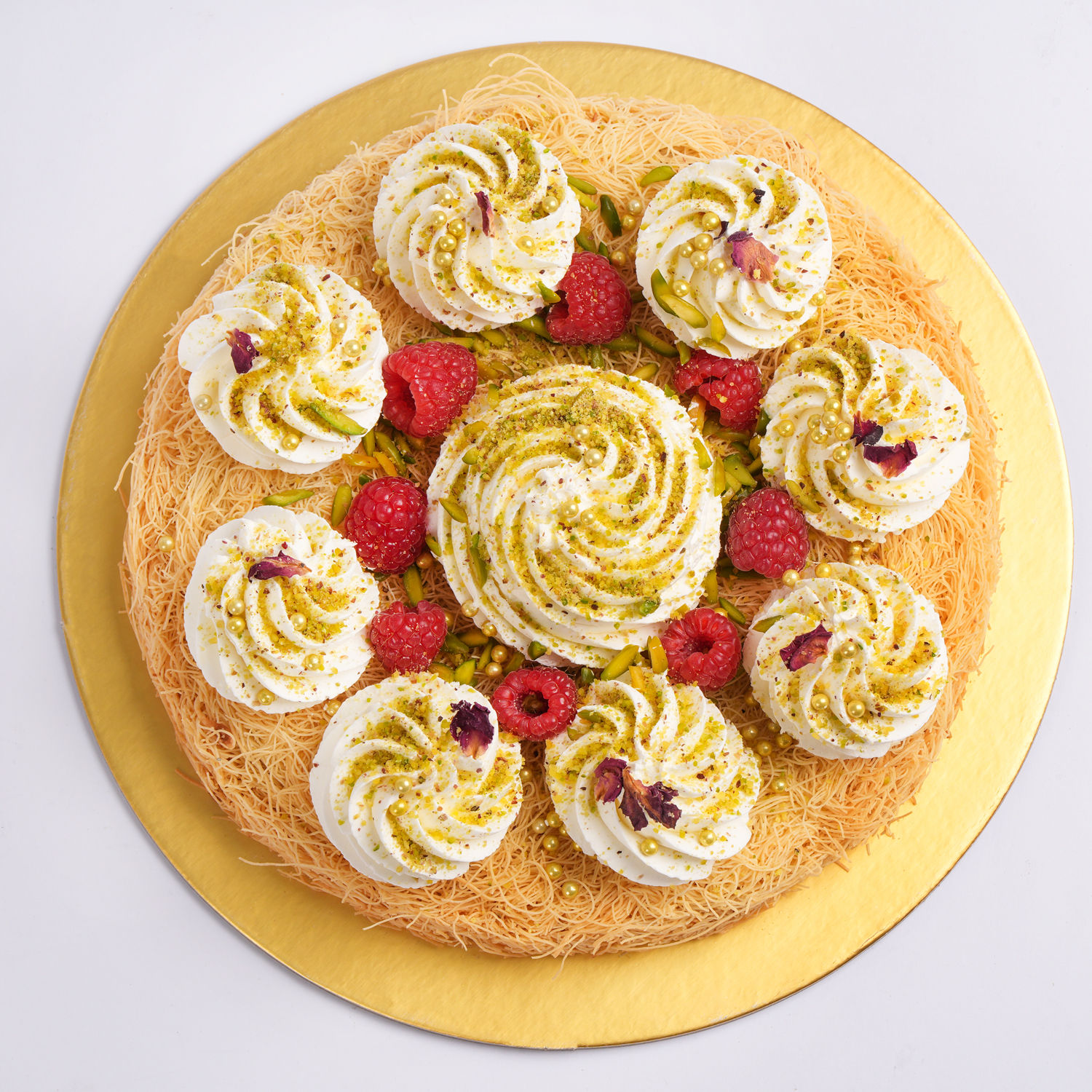 Order Kunafa Indulgence Cake and Pistachio With Berries Online | Same ...