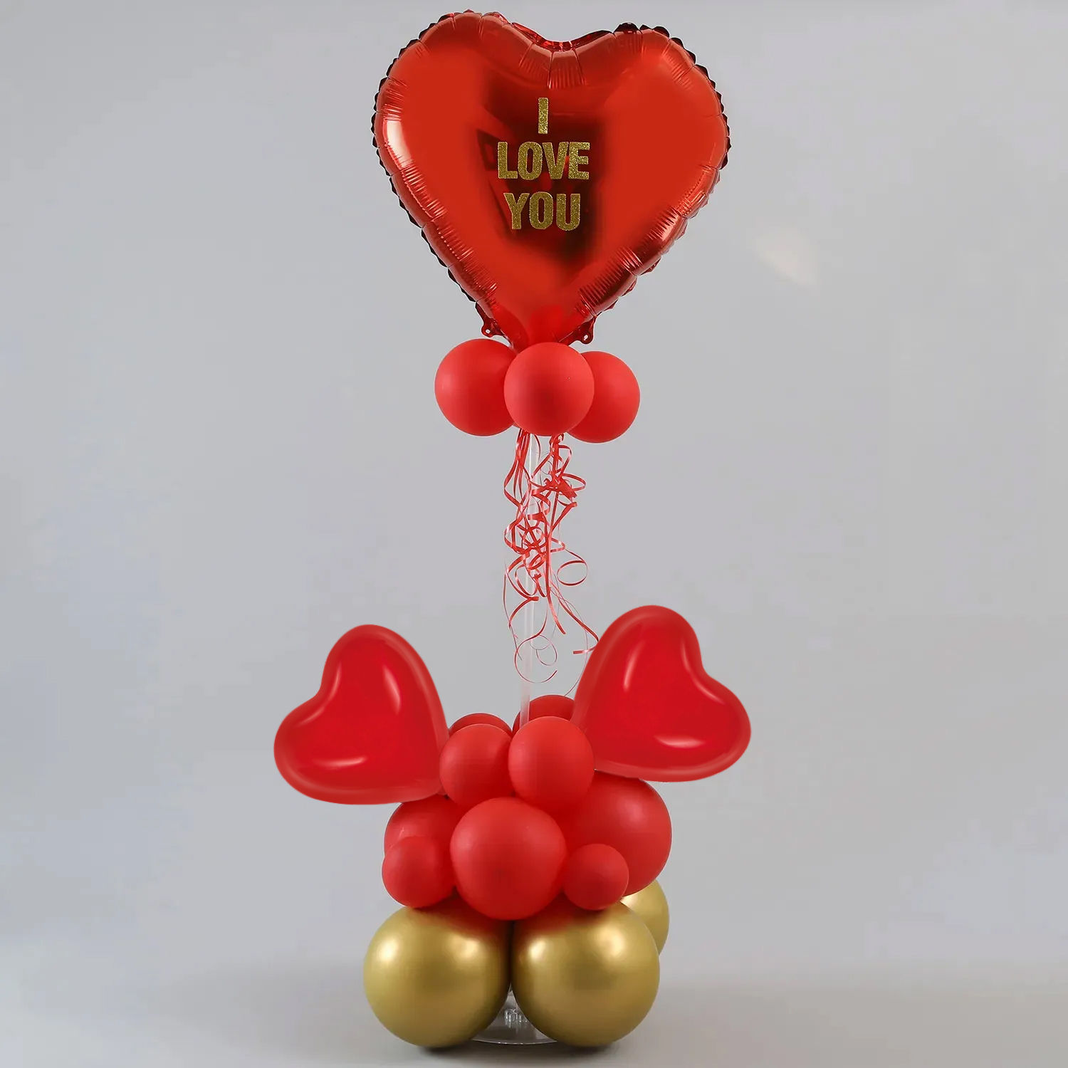 Order Love Heart Balloon Bunch Online | Same-Day Delivery UAE - Fnp.ae