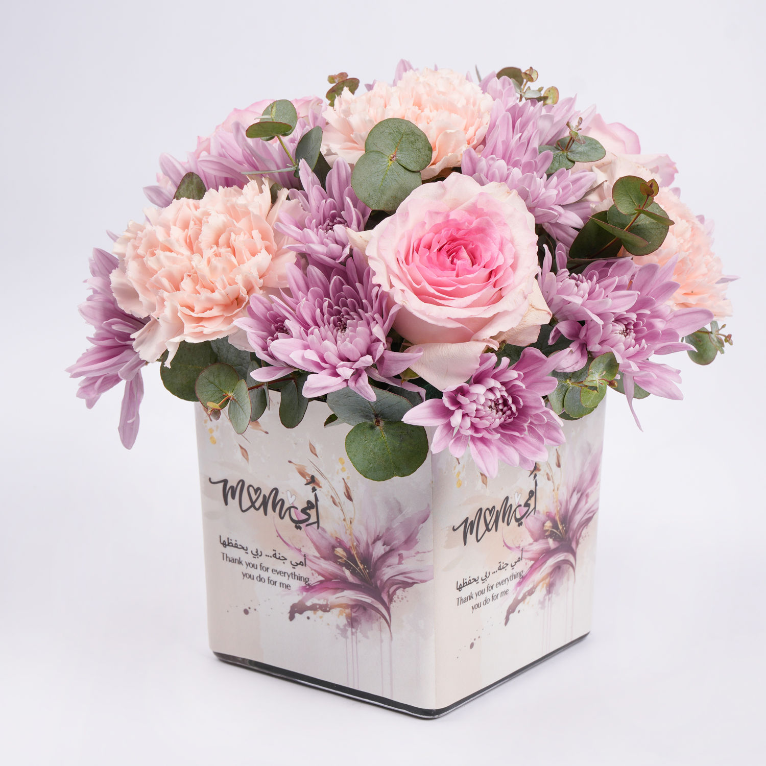 Order Mix Flowers In Vase Online | Same-Day Delivery UAE - Fnp.ae