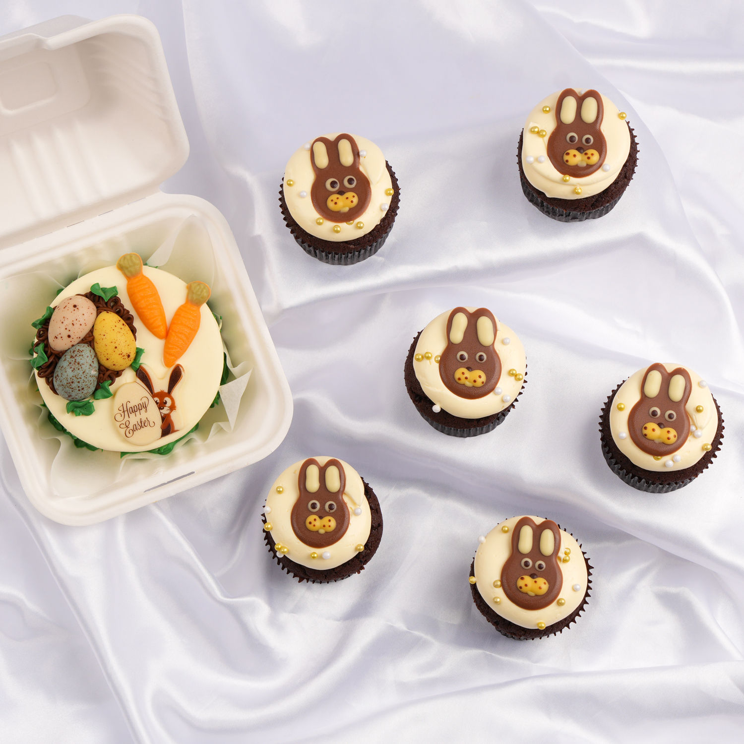Order Easter Bento Cake And Cupcake Set Online | Same-Day Delivery UAE ...