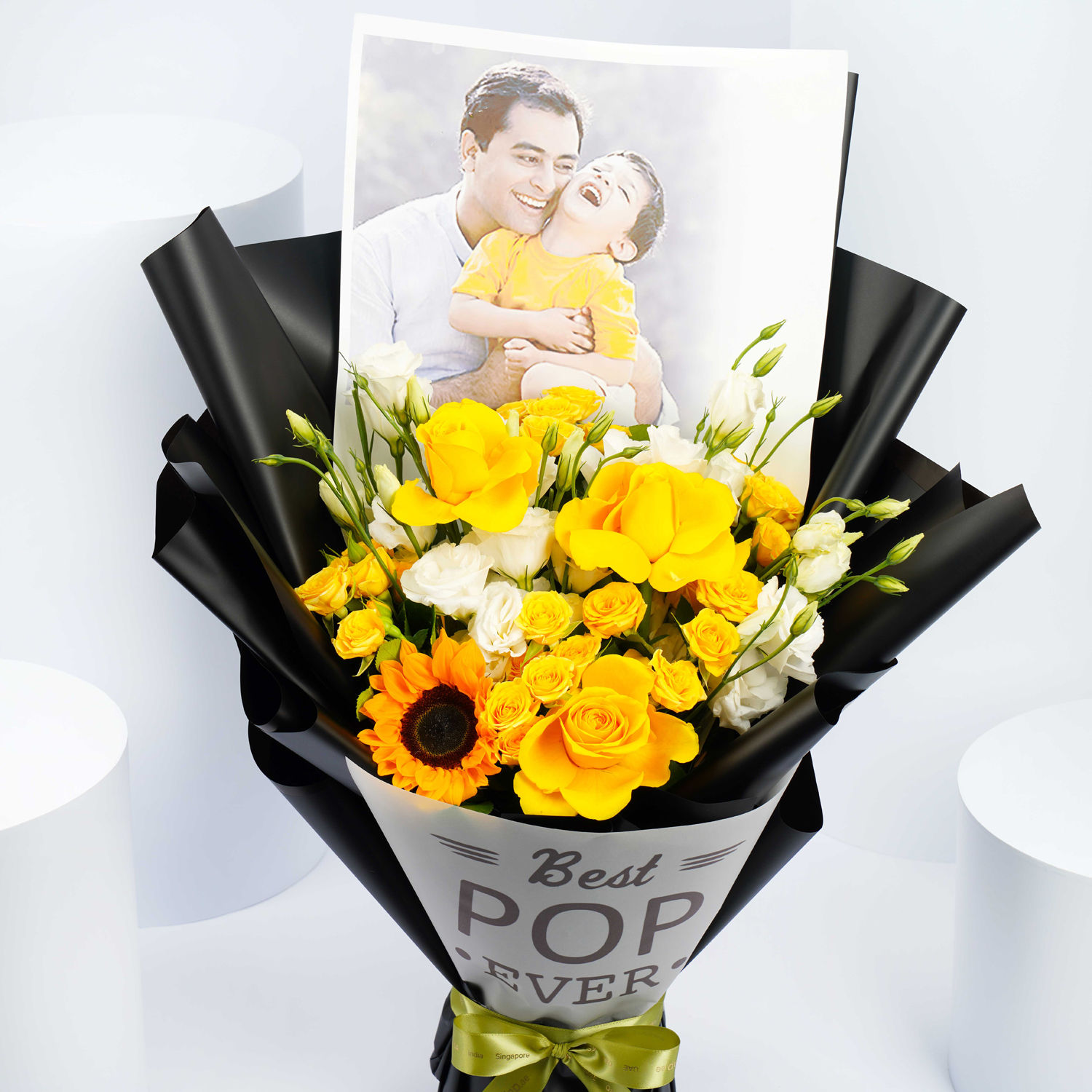Order Personalised Flower Bouquet For Father Online | Same-Day Delivery ...