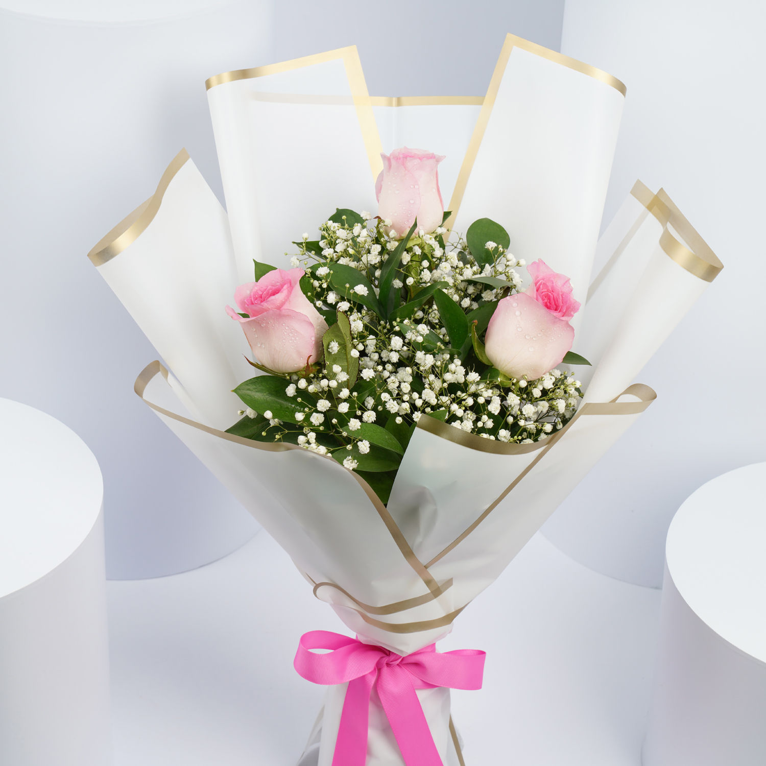 Order Splendid Pink Rose Bouquet Online | Same-Day Delivery UAE - Fnp.ae