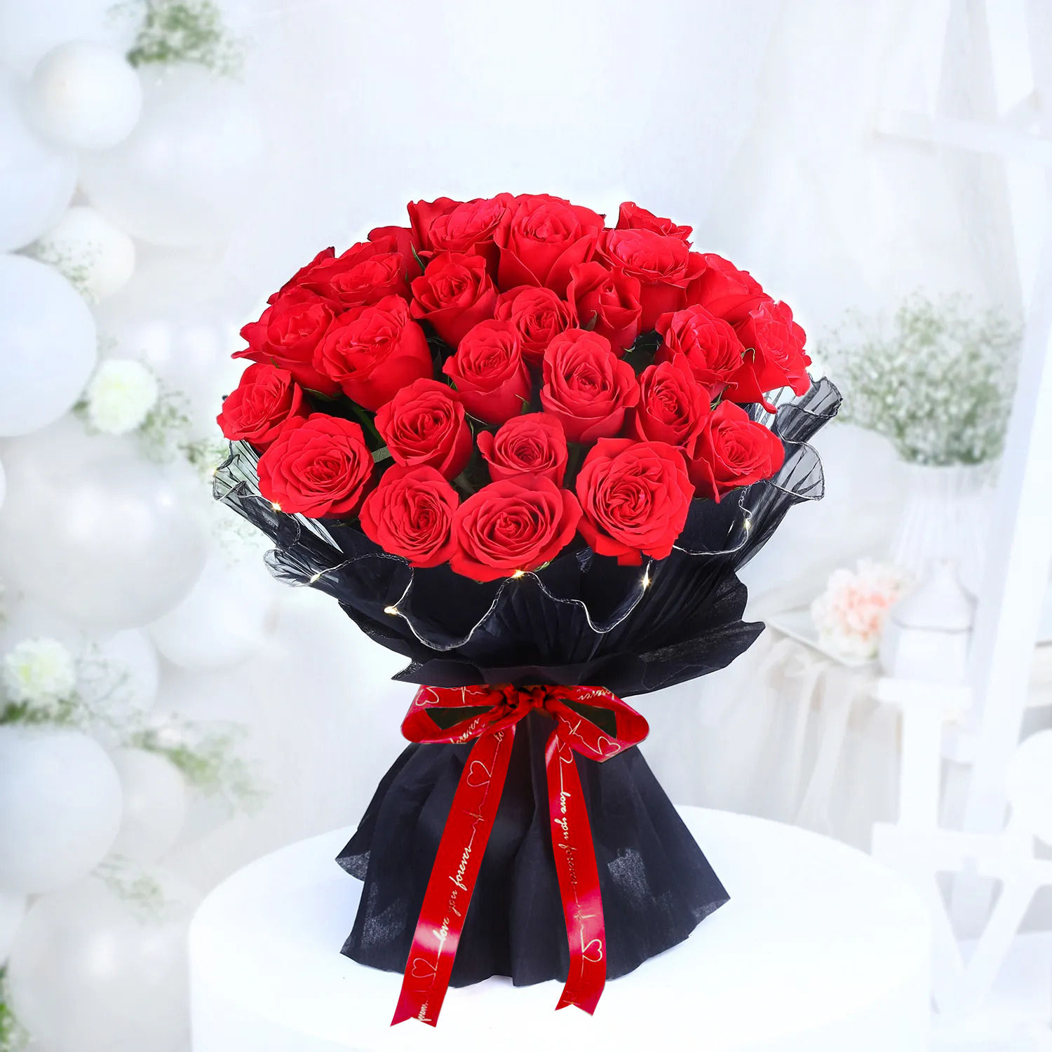 Order Heart Desire Led Rose Bouquet Online | Same-Day Delivery UAE - Fnp.ae