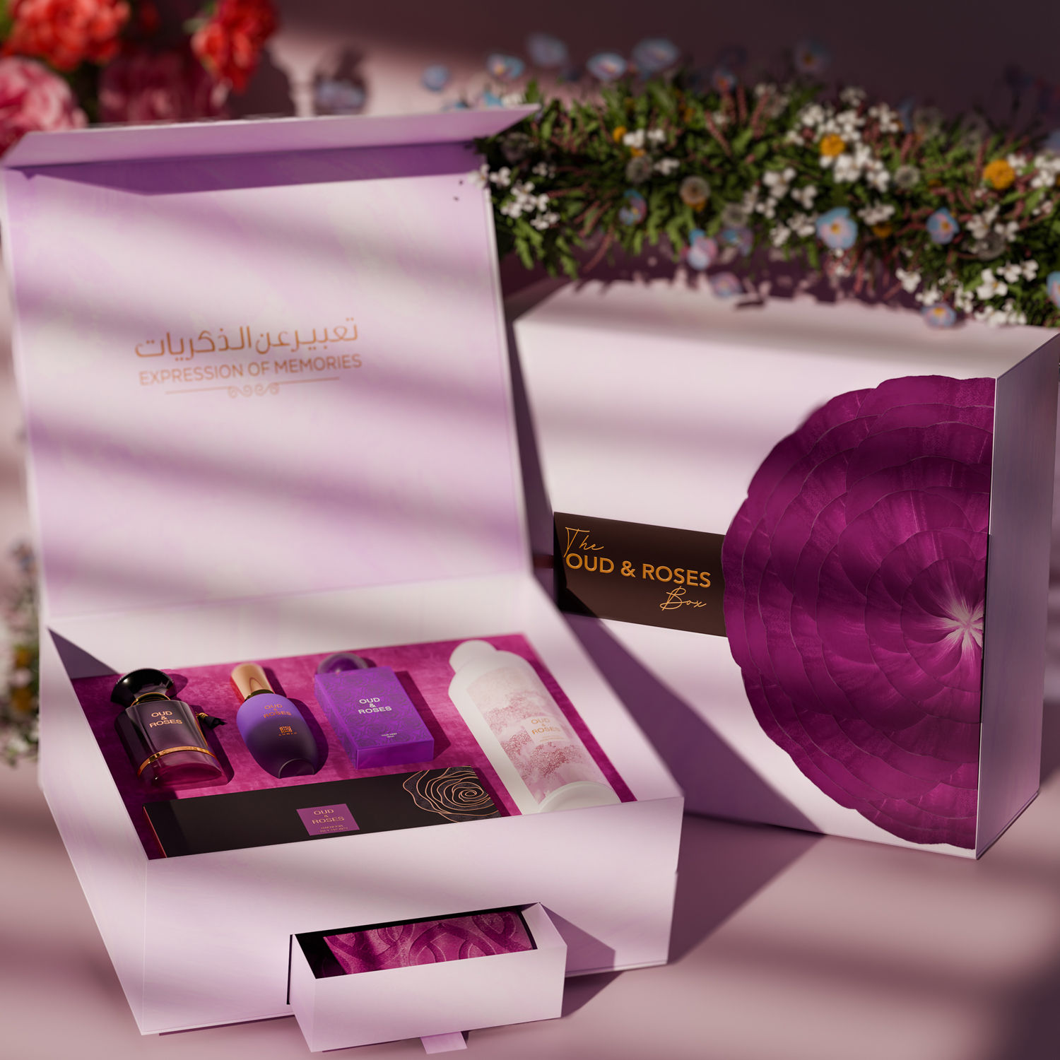 Order Oud N Roses Giftset by Ahmed Perfumes Online | Same-Day Delivery ...