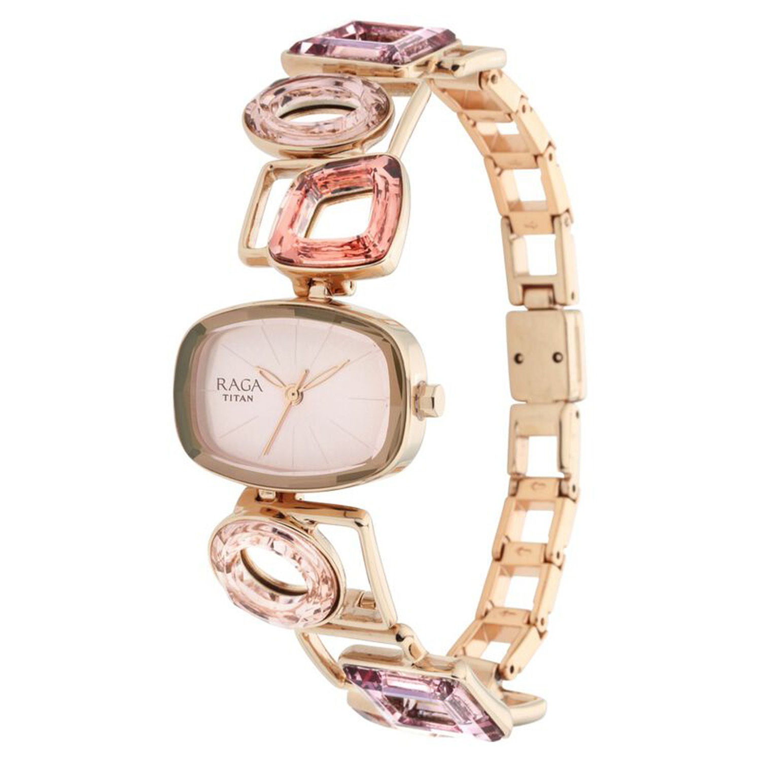 Order Titan Raga Watch For Her: Pink Dial, Floral Arrangement Online ...