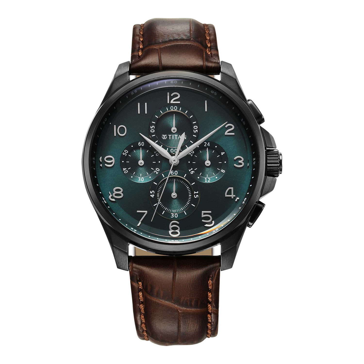 Order Titan Watch For Him Blue Dial, Floral Arrangement Online | Same ...