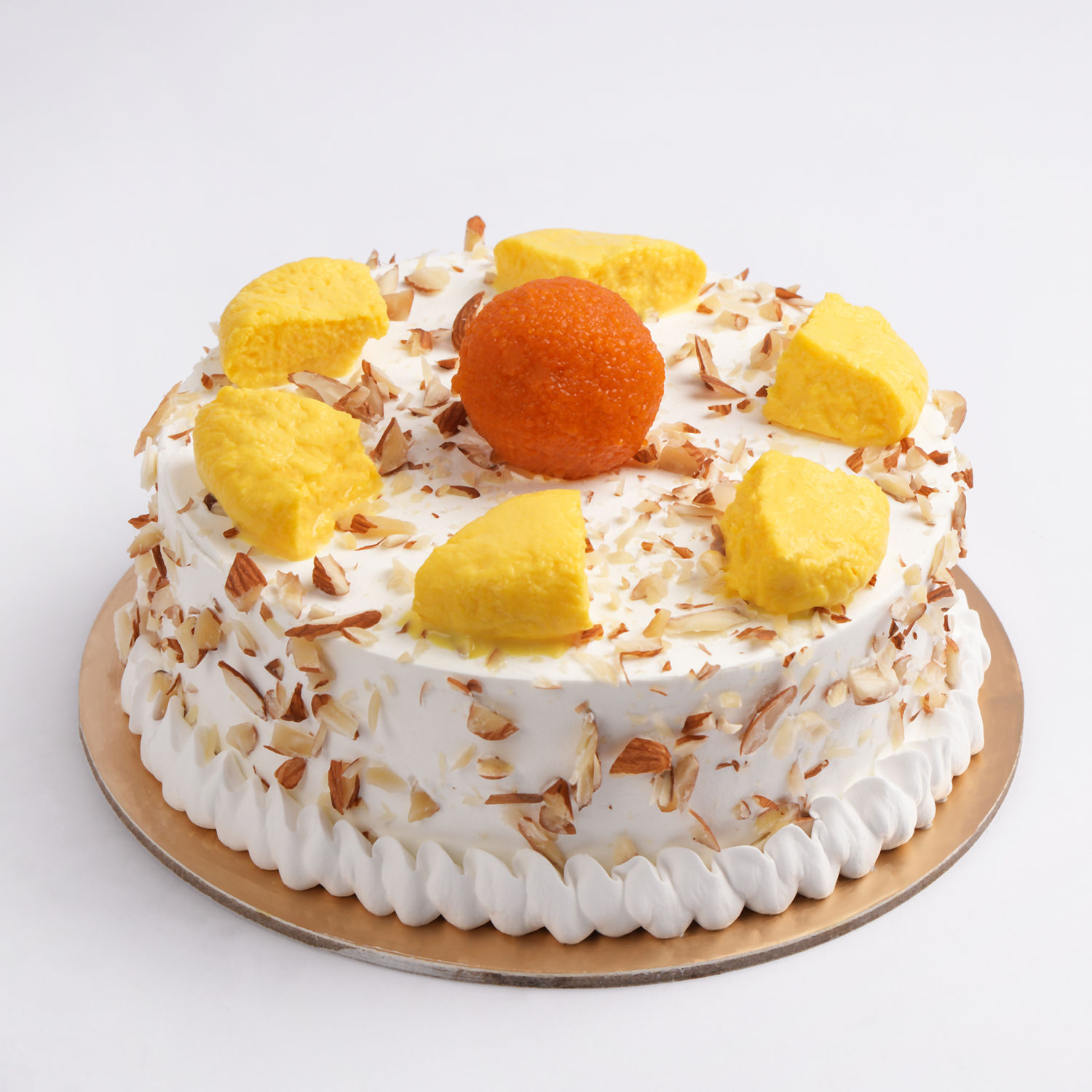 Order Eggless Vanilla Rasmalai Laddu Cake Half Kg Online | Same-Day ...