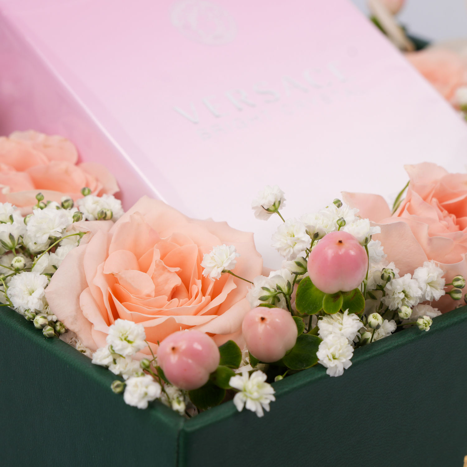 Order Versace Perfume and Flowers Box Online | Same-Day Delivery UAE ...