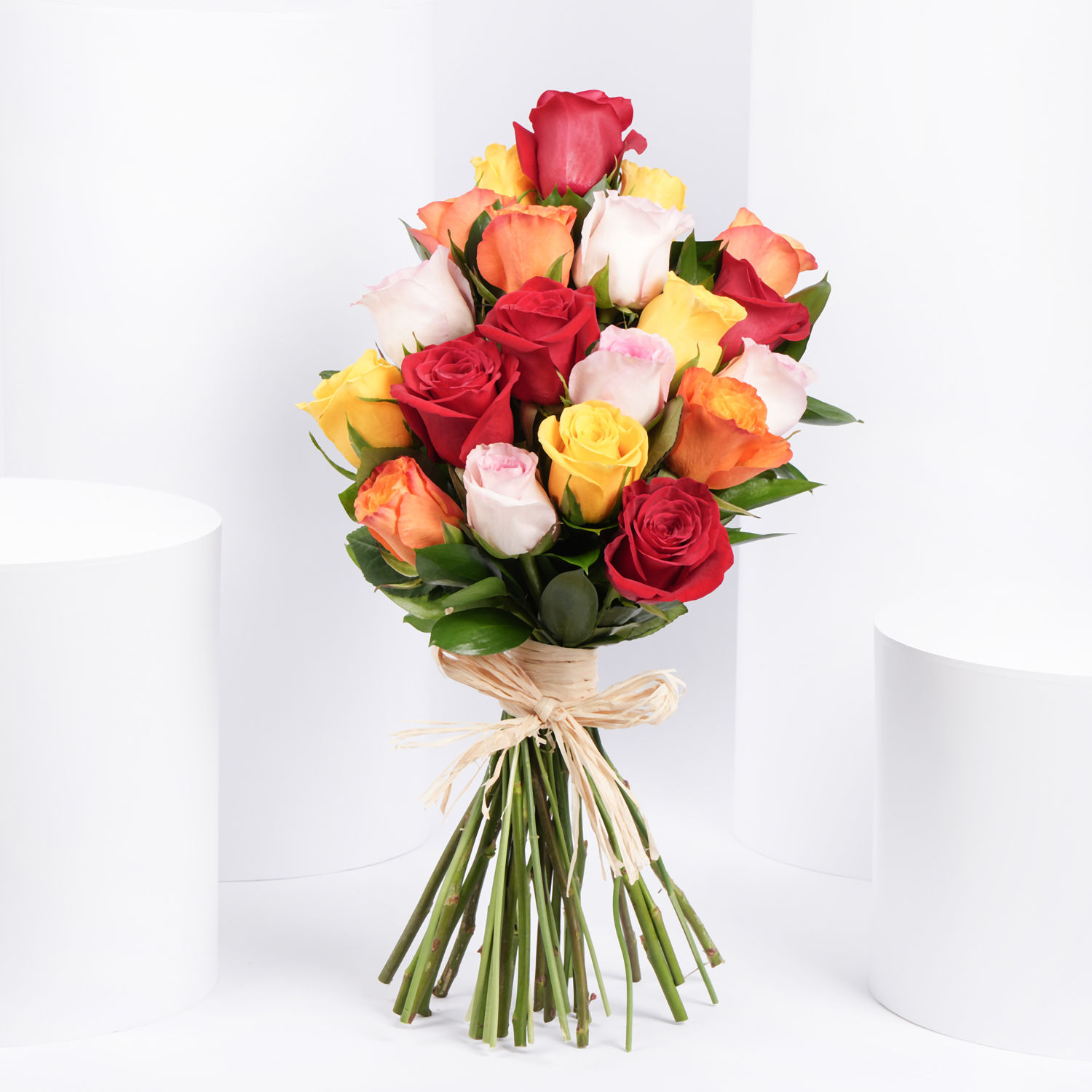 Order Multicolor Roses Beauty Bouquet Online | Same-Day Delivery UAE ...