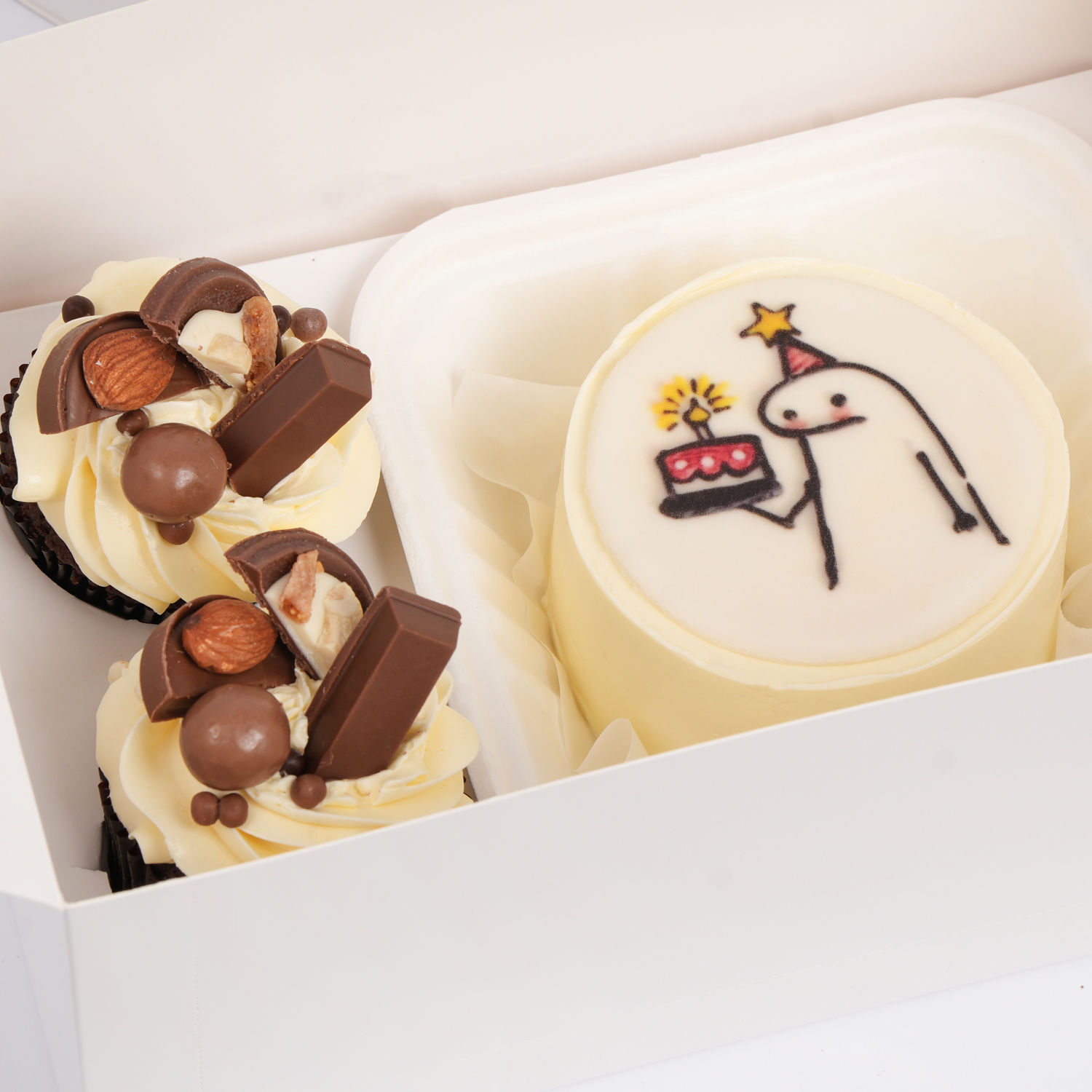 Order Flork Meme Birthday Bento Cake Box Online | Same-Day Delivery UAE ...