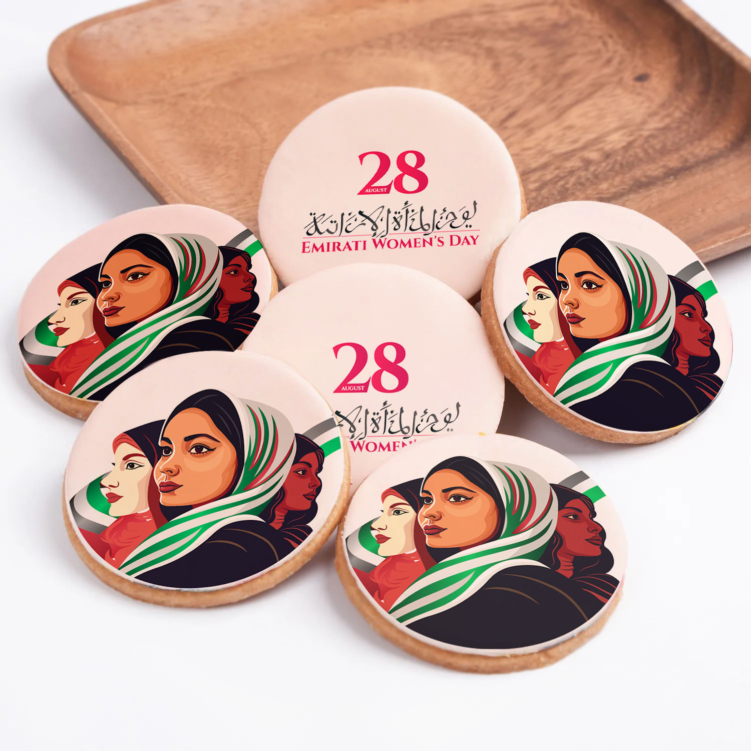 Order Emirati Womens Day Cookies 6 Pcs Online | Same-Day Delivery UAE ...