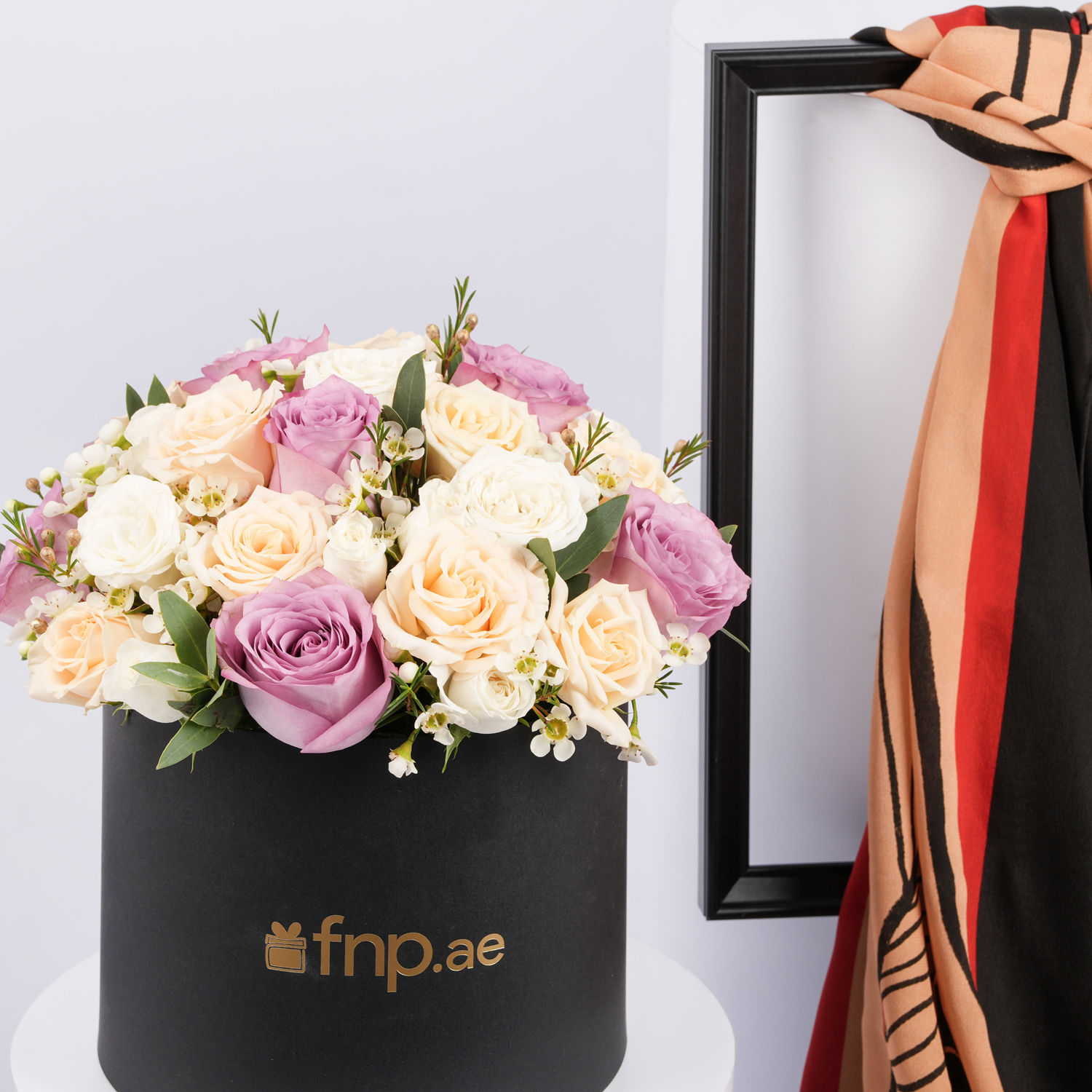 Order 100% Silk Chiffon Dubai Skyline Scarf Online | Same-Day Delivery ...