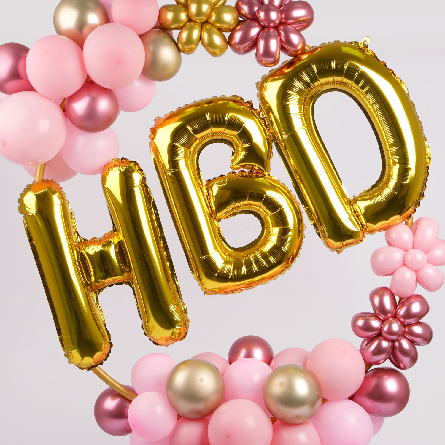Order Happy Birthday Balloon Arrangement HBD Letters Online | Same-Day ...
