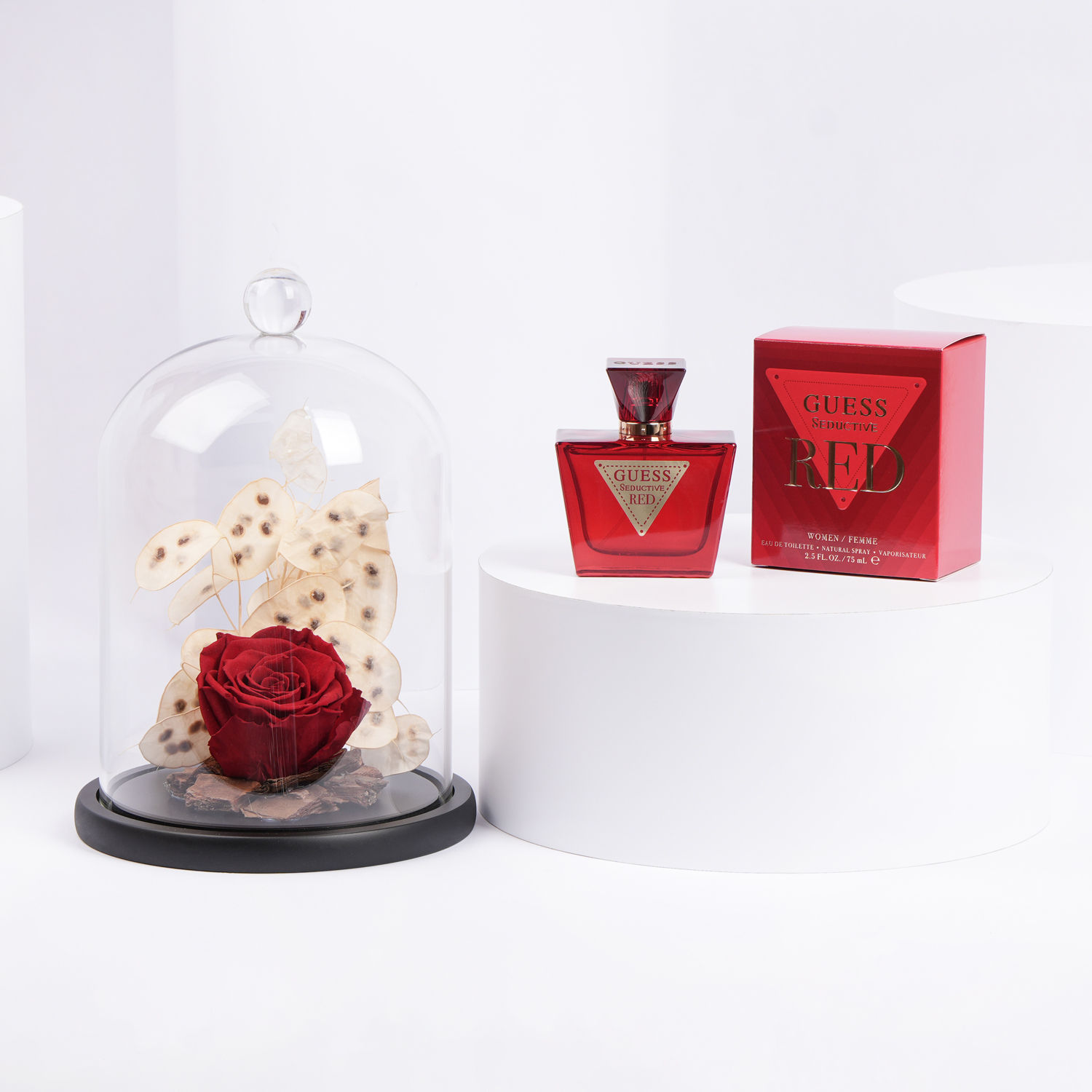 Order Forever Red Rose With Guess Seductive Red For Women Online | Same ...