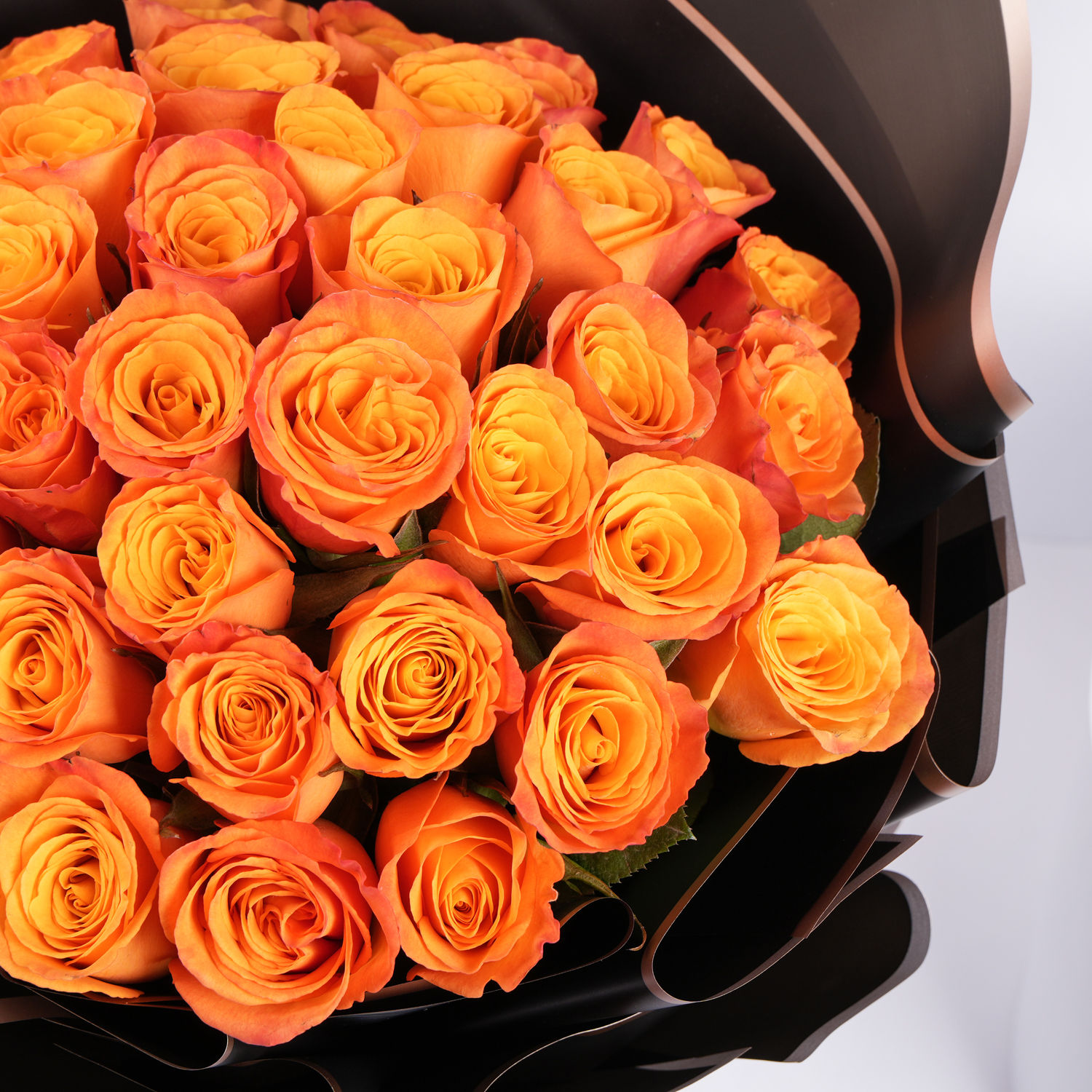 Order 35 Orange Roses Designer Bouquet Online | Same-Day Delivery UAE ...
