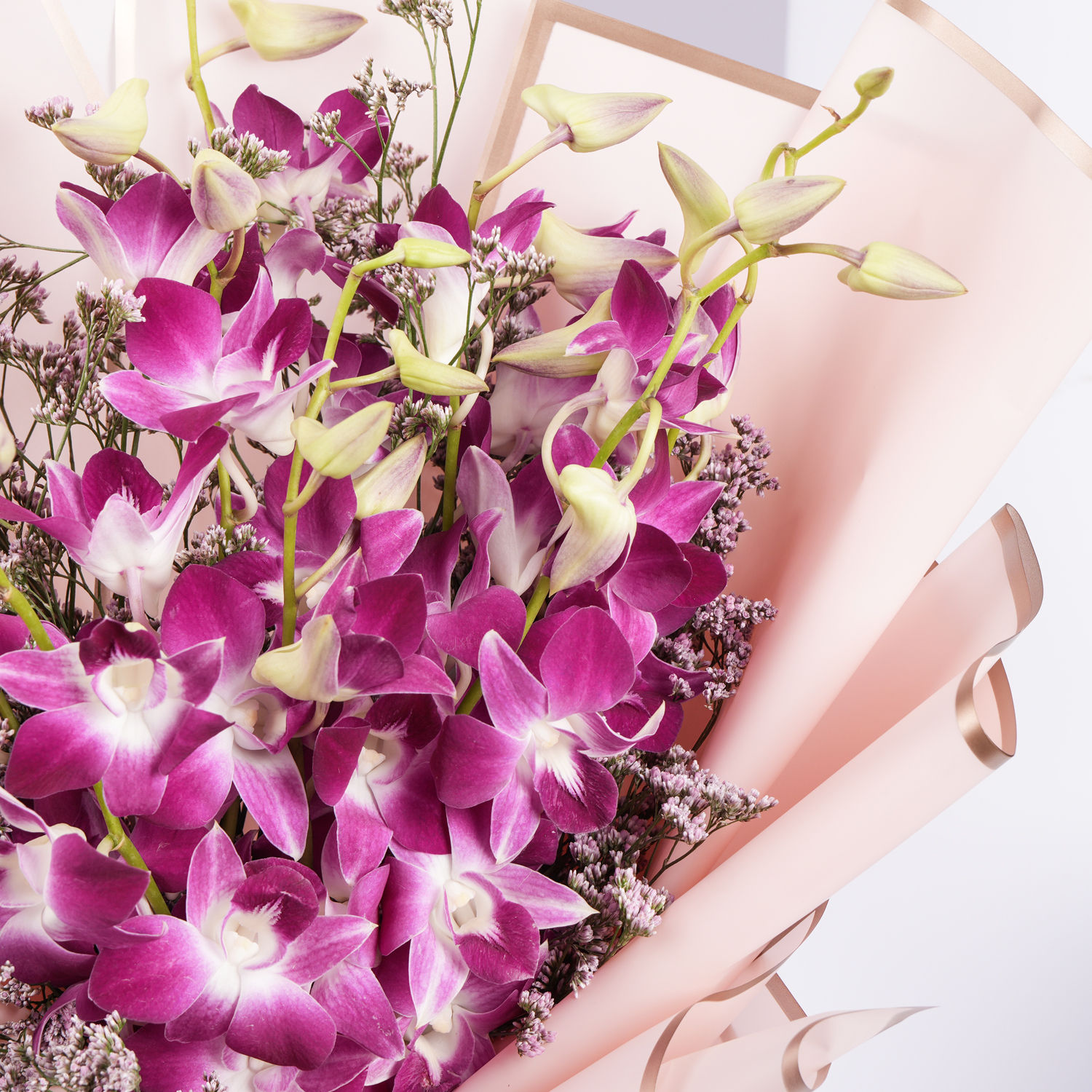 Order Pink Orchids Bouquet Online | Same-Day Delivery UAE - Fnp.ae
