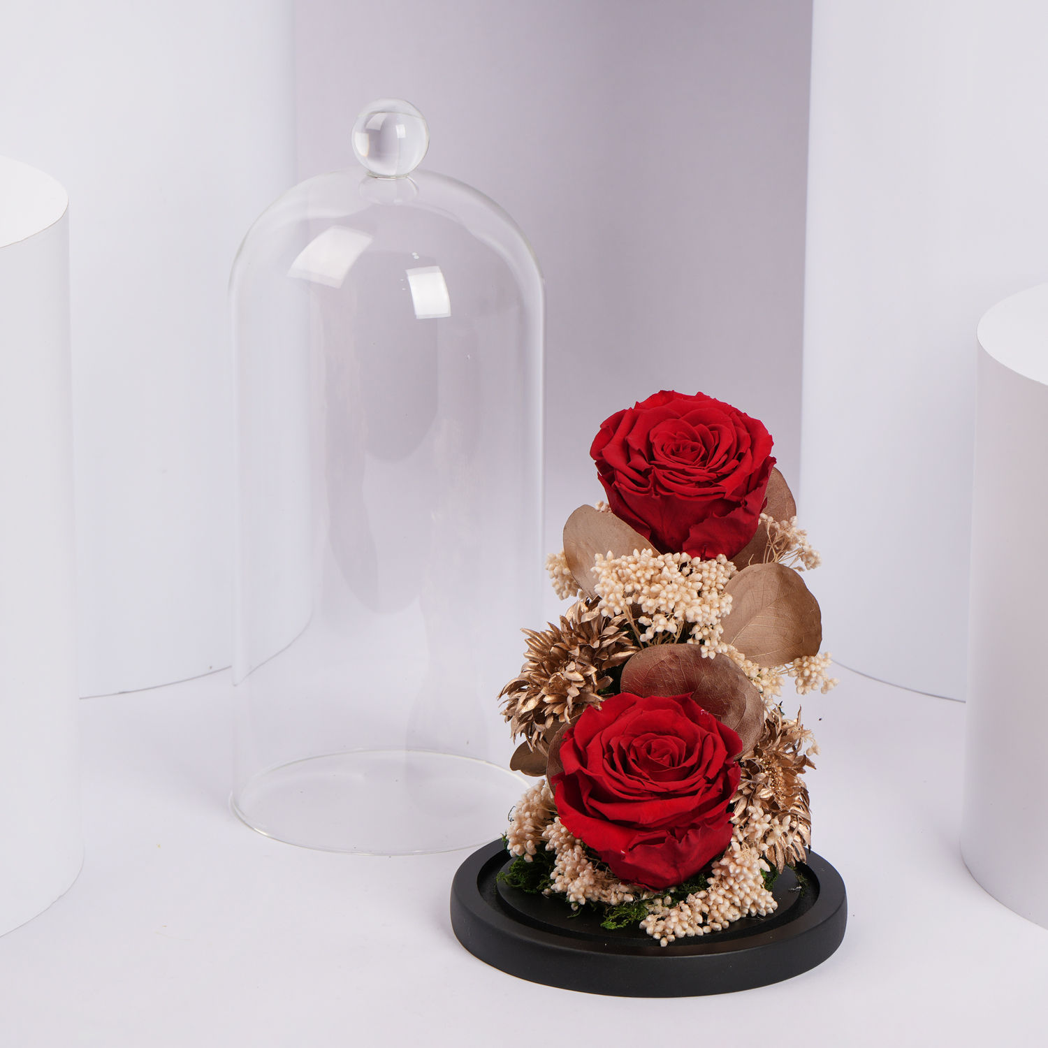 Order Red Eternal Rose In A Glass Dome Online | Same-Day Delivery UAE ...