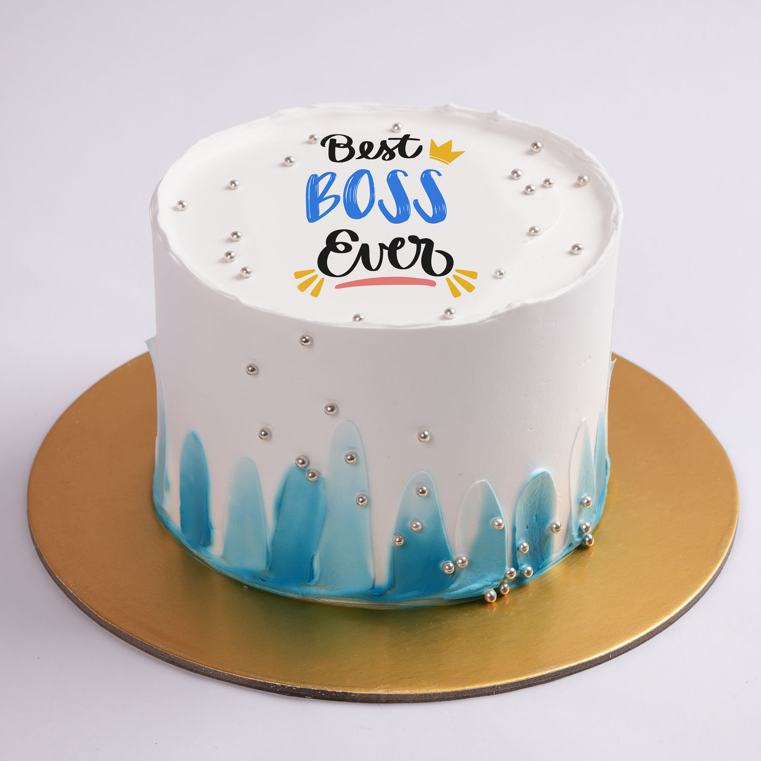 Order Best Boss Ever Chocolate One Kg Cake Online | Same-Day Delivery ...