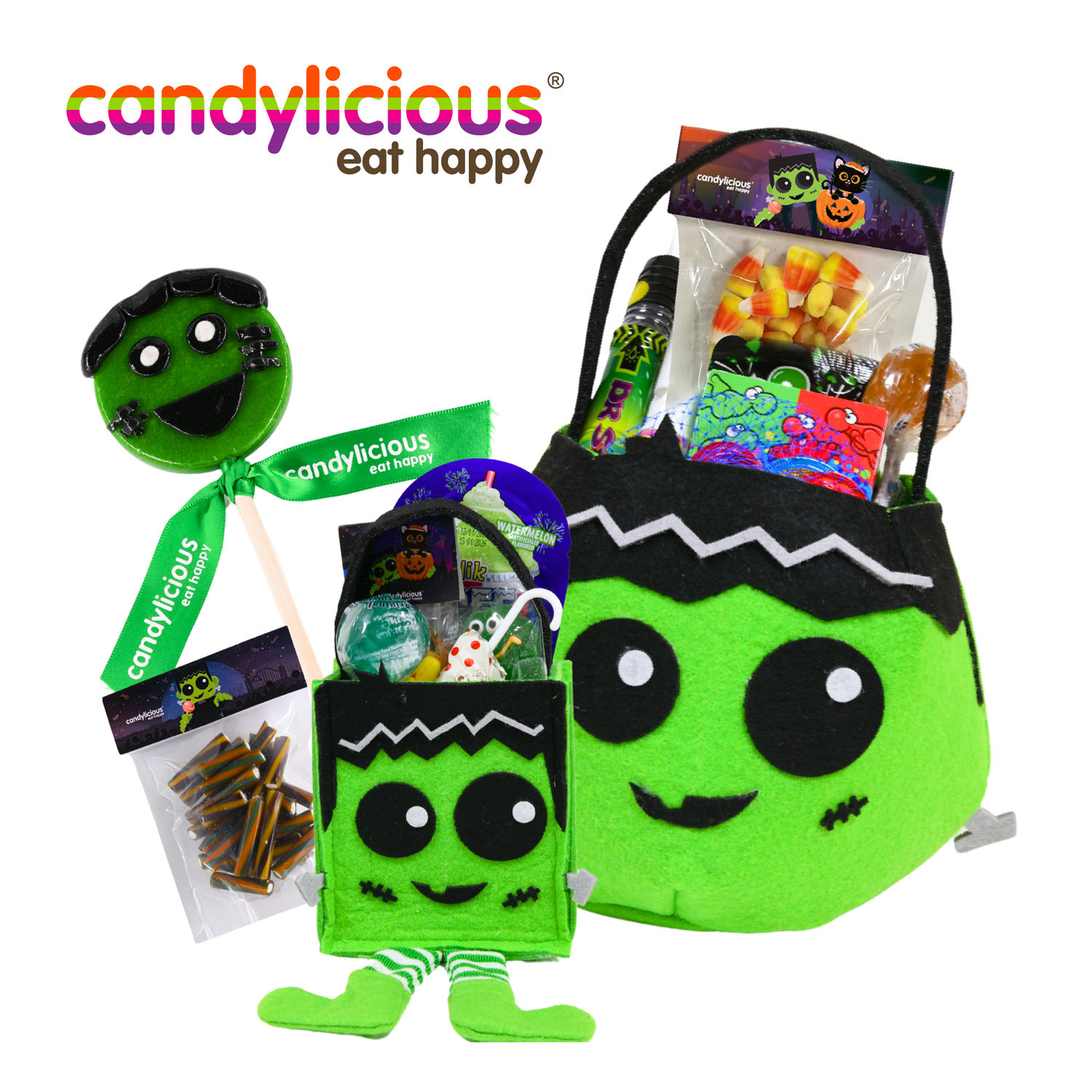 Online Candylicious Halloween Frankenstein Bundle Gift Delivery in UAE ...