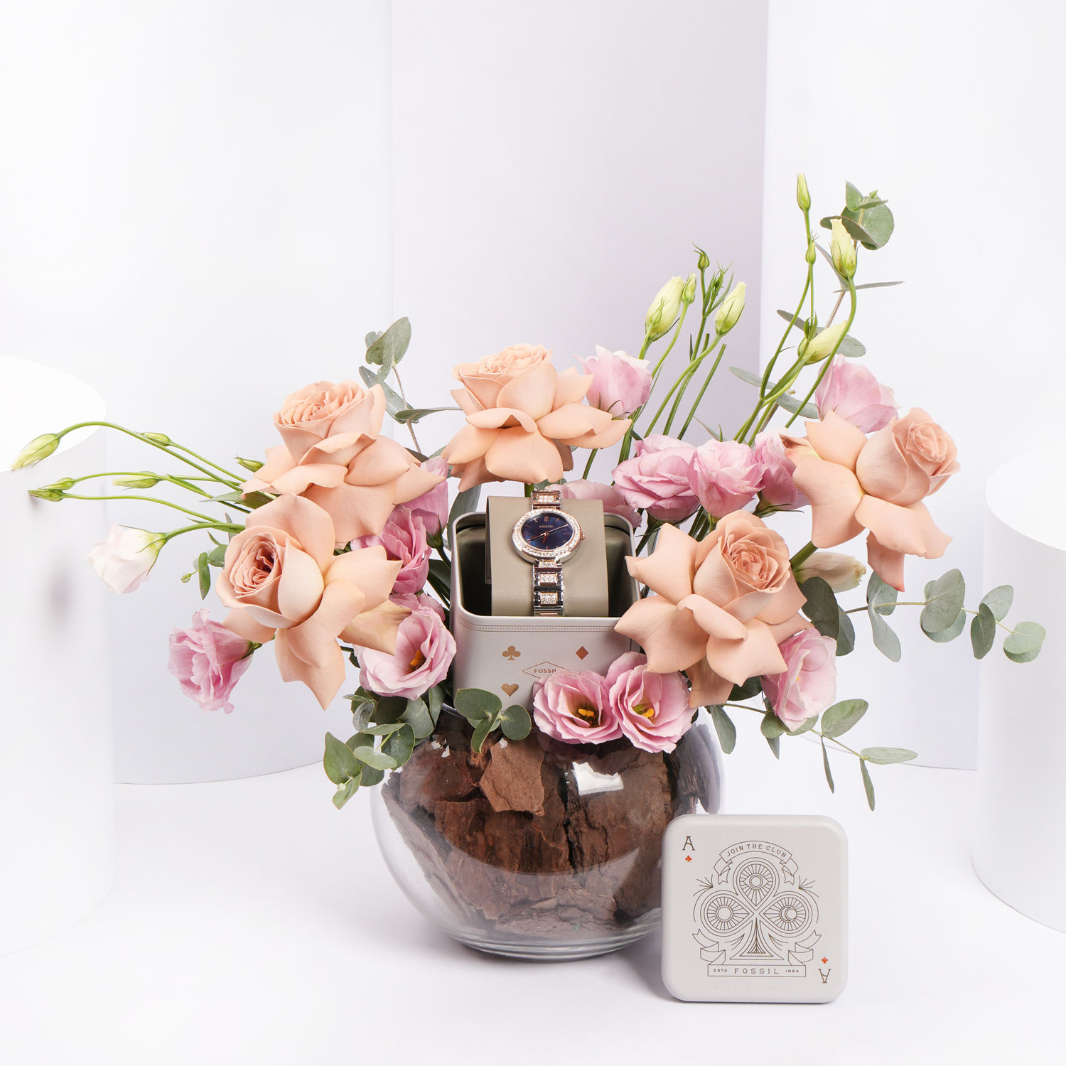 Order Fossil Karli 2 Tone Stainless Steel Watch For Her Online | Same ...