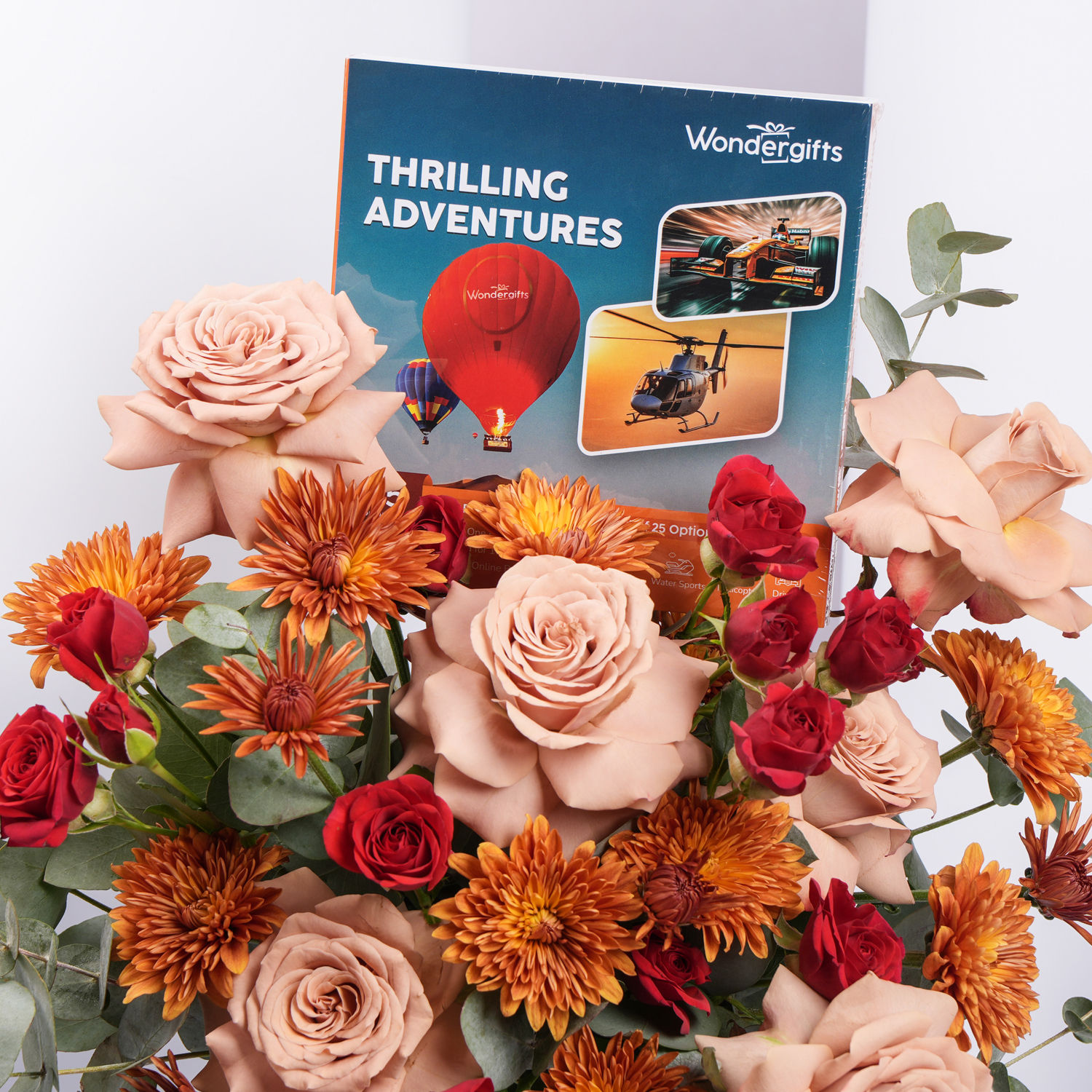 Order Wondergifts Thrilling Adventures Gift Voucher With Flower Online ...