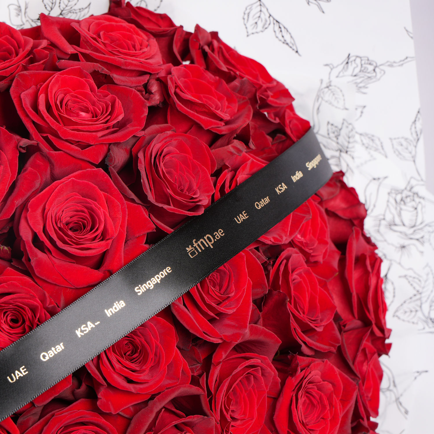 Order 35 Red Roses Expression Bouquet Online | Same-Day Delivery UAE ...