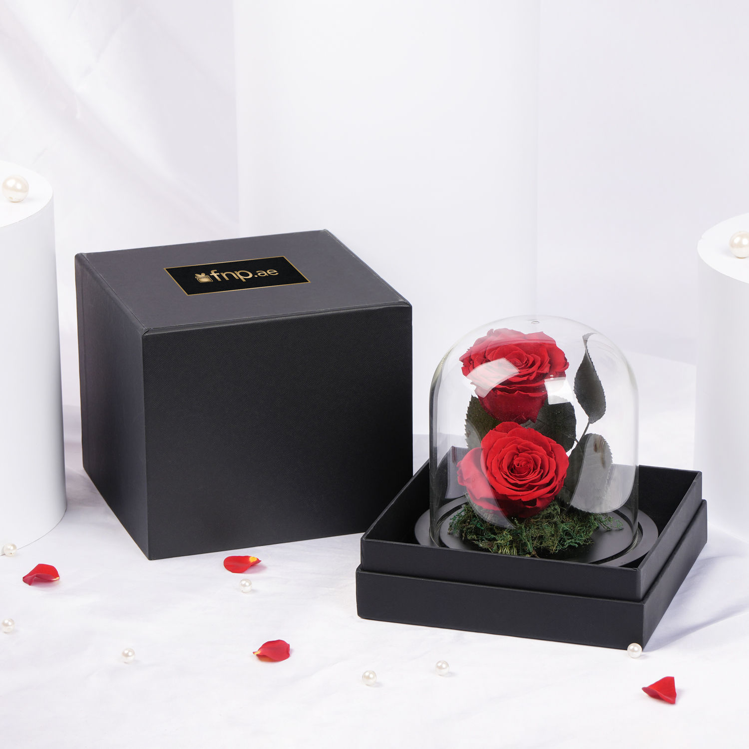 Order Red Forever Rose Duo in PremiumBox Online | Same-Day Delivery UAE ...