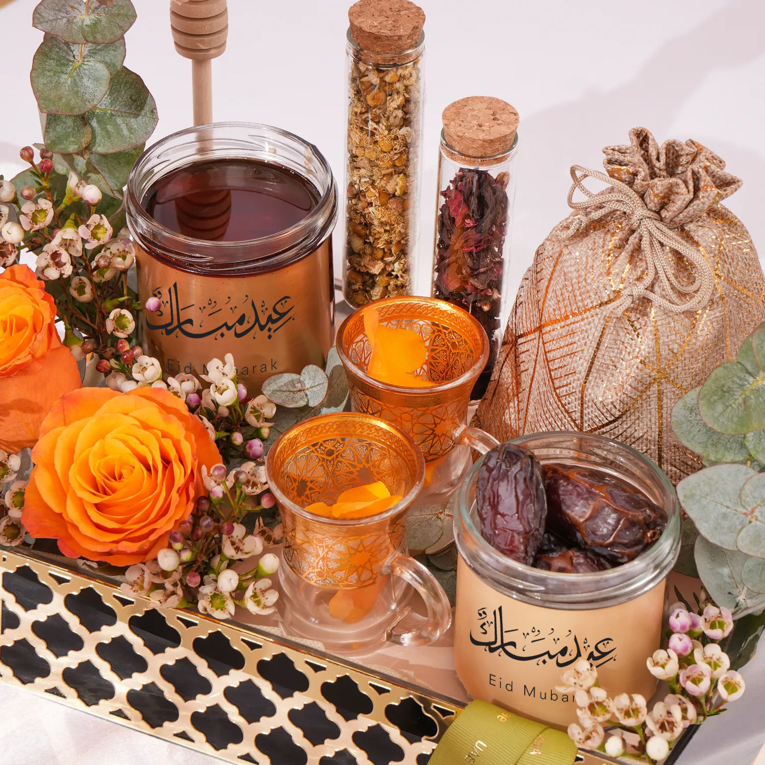 Order Eid Tea And Condiments Hamper Online | Same-Day Delivery UAE - Fnp.ae