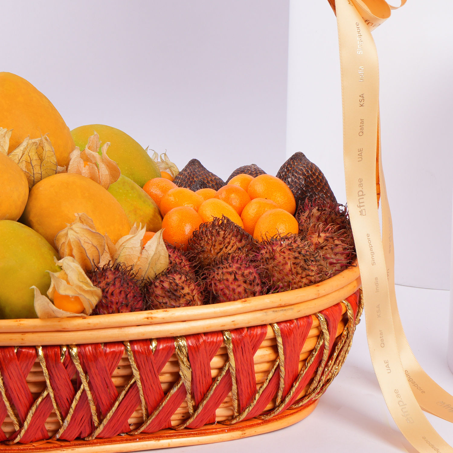 Order Exotic Elegance Basket Online | Same-Day Delivery UAE - Fnp.ae