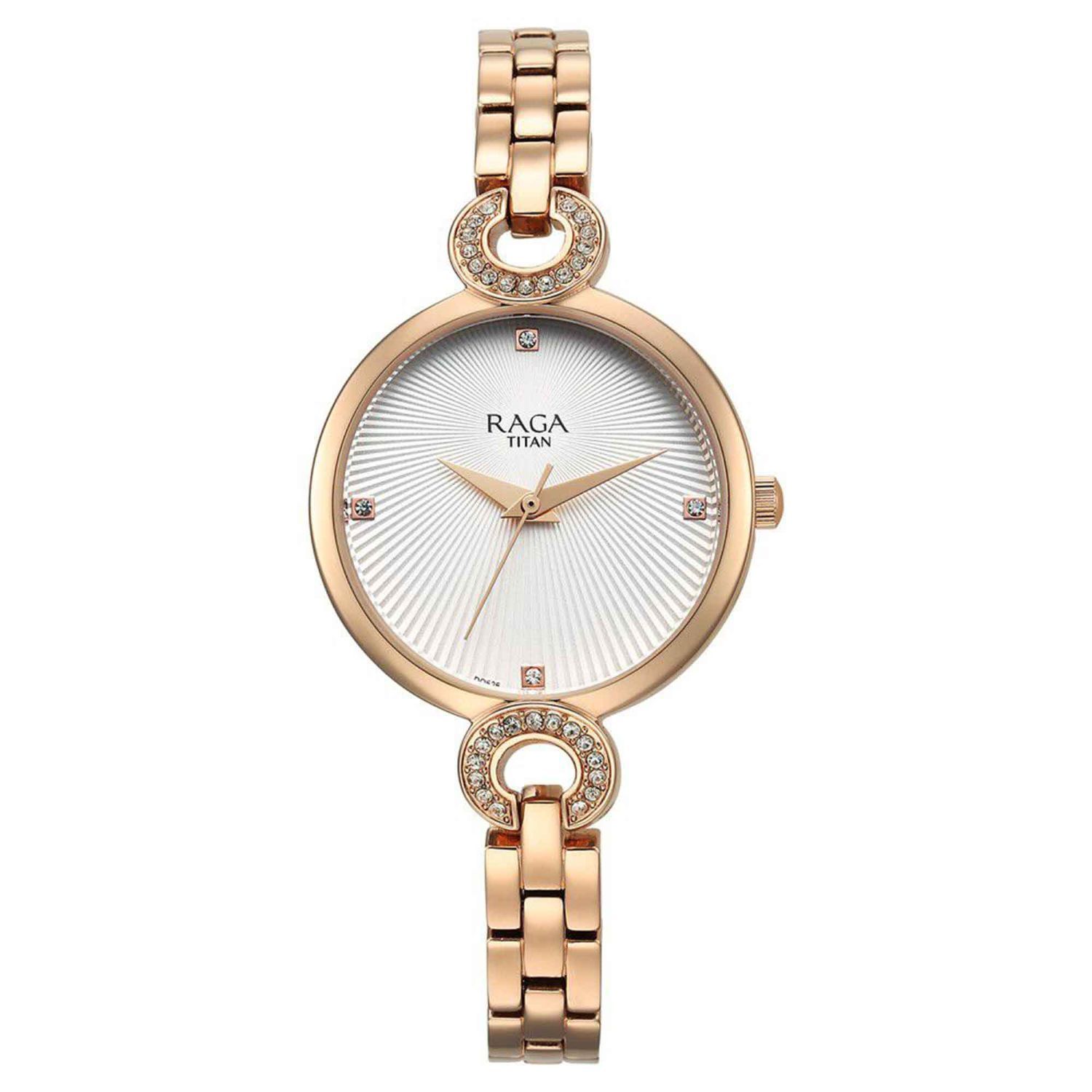 Order Titan Raga White Dial watch with Perfume Online | Same-Day ...